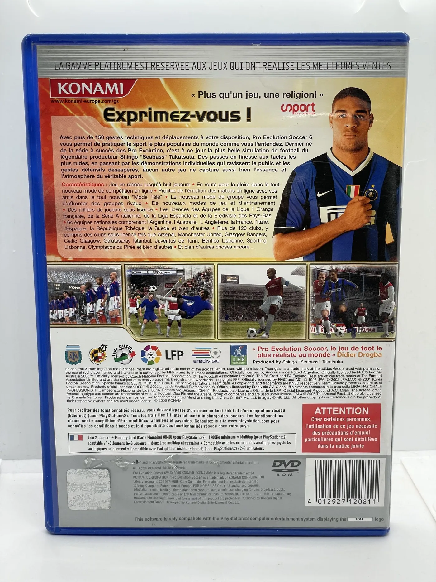 Pro Evolution Soccer 6 PS2 (FR) - PlayStation 2 | Retrobroker