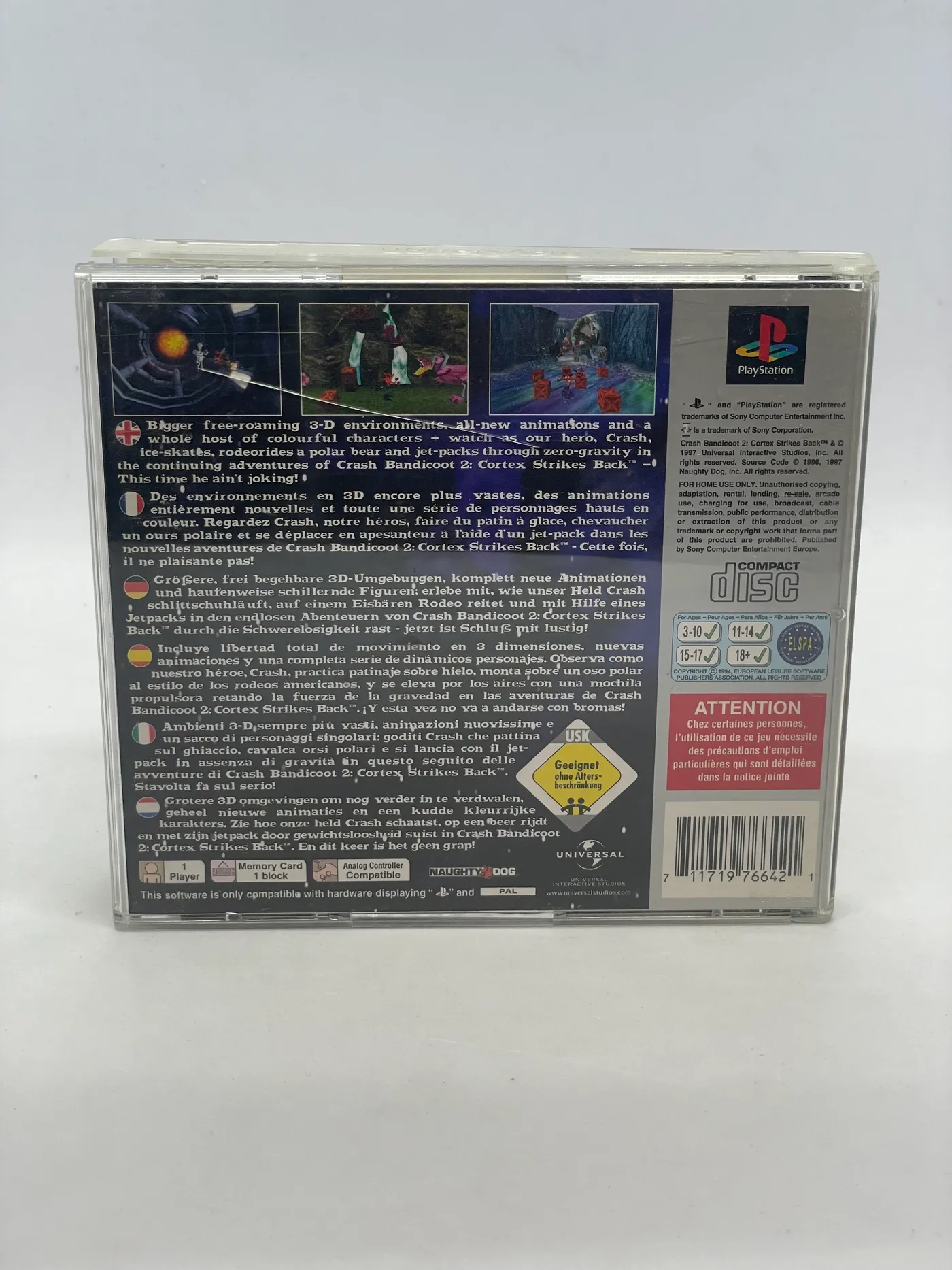 Crash Bandicoot 2 Cortex Strikes Back PS1 PSX - PlayStation 1 | Retrobroker