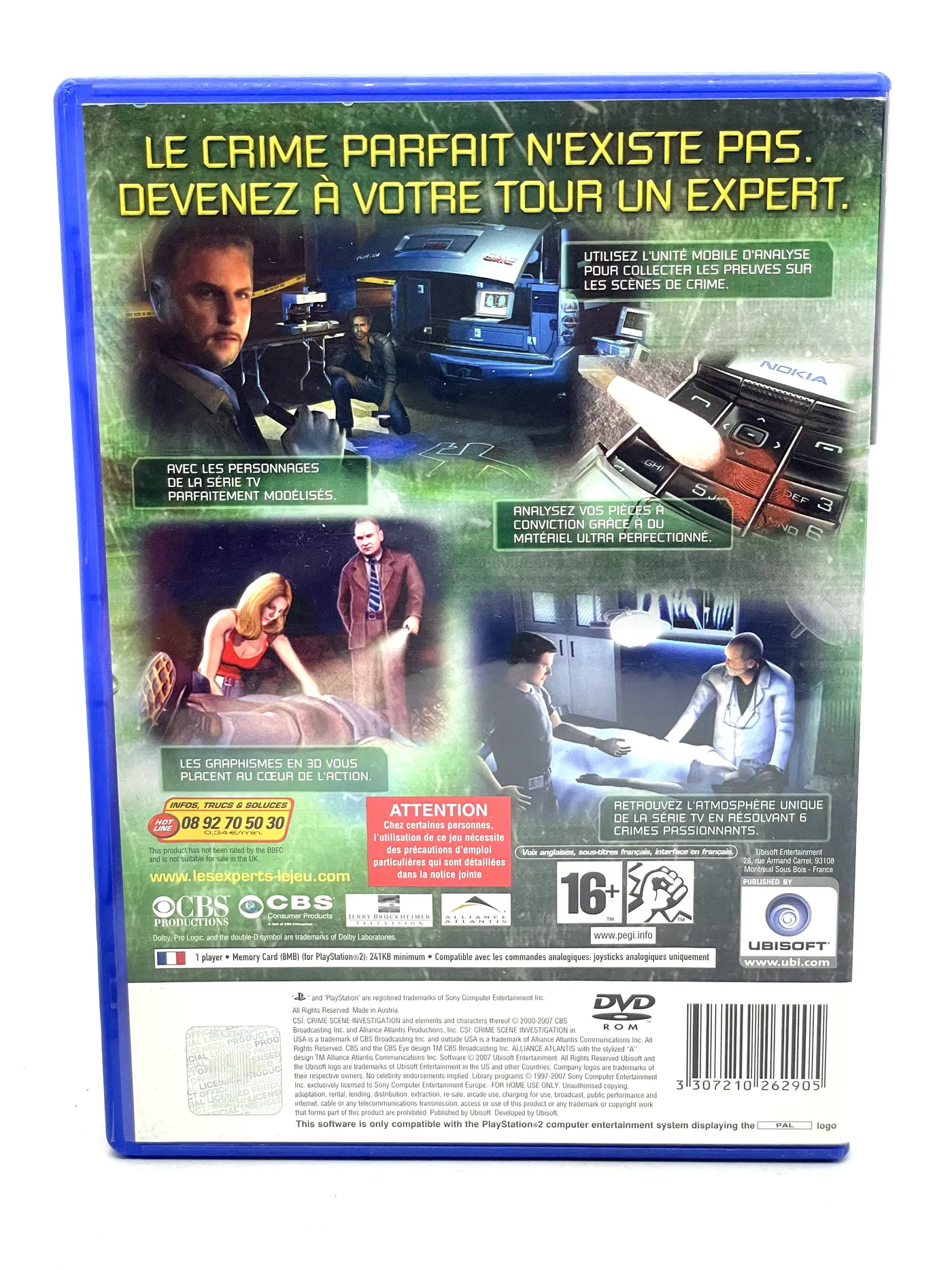 CSI Crime Scene Investigation 3 Dimensions of Murder PS2 - PlayStation ...