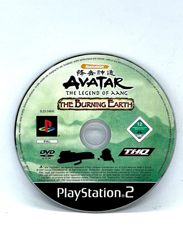 Avatar The Legend of Aang The Burning Earth PS2 (game only ...