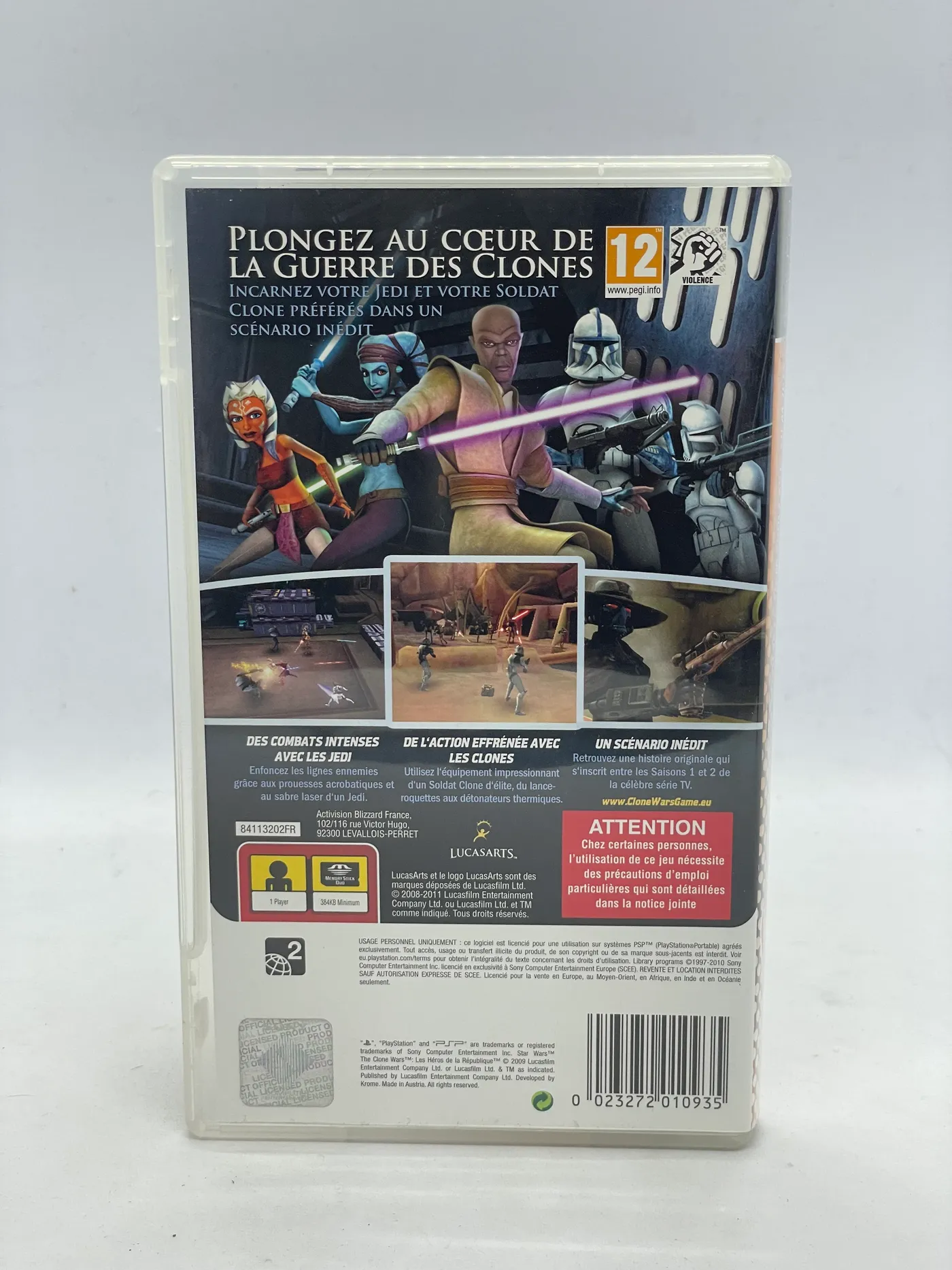 Star Wars The Clone Wars Republic Heroes PSP - PlayStation Portable ...