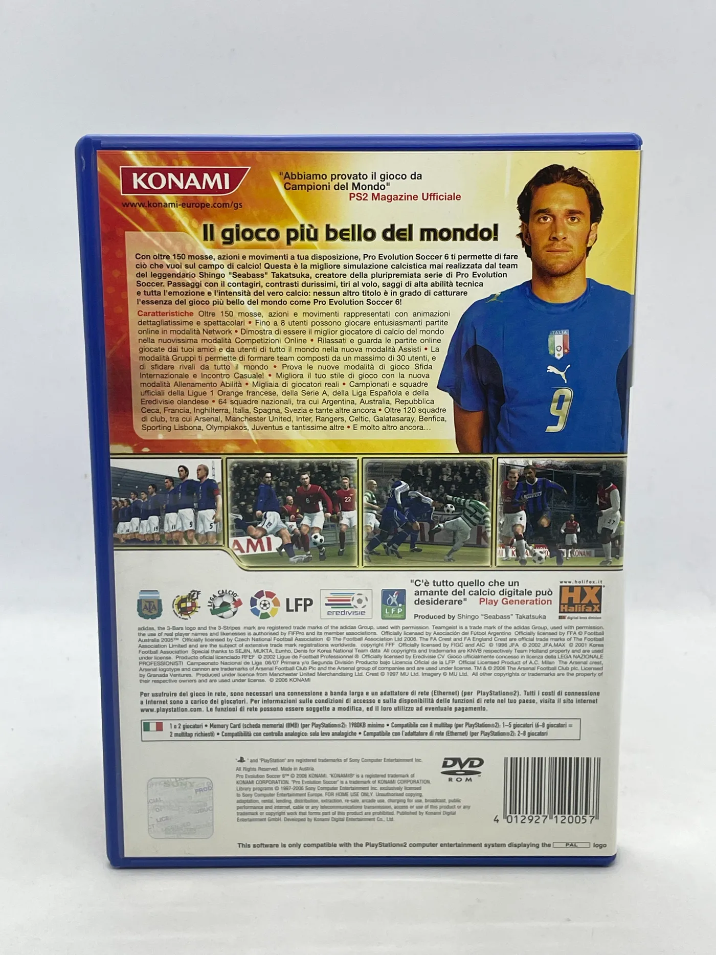 Pro Evolution Soccer 6 PS2 (IT) - PlayStation 2 | Retrobroker