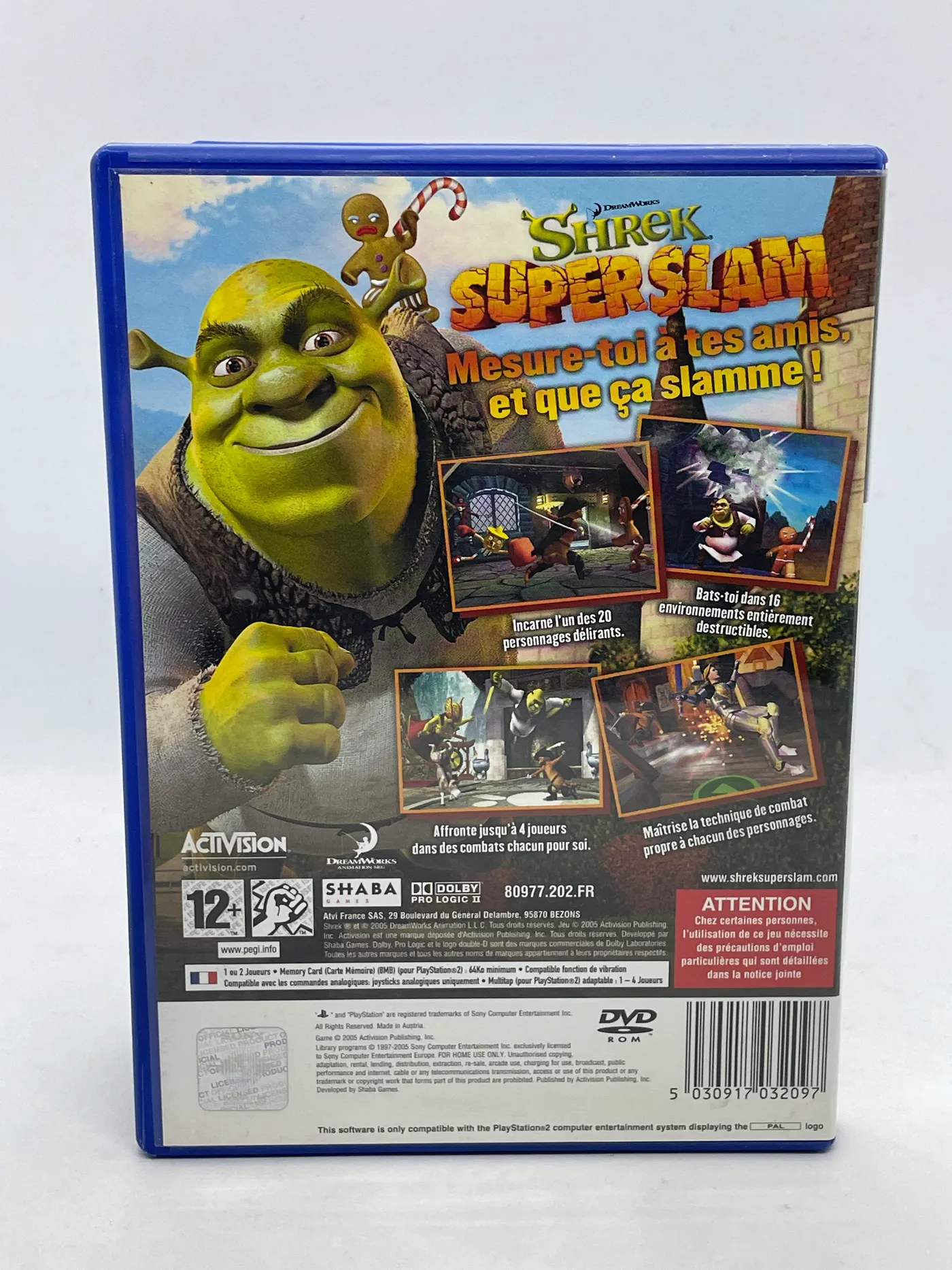 Shrek SuperSlam PS2 (FR) - PlayStation 2 | Retrobroker
