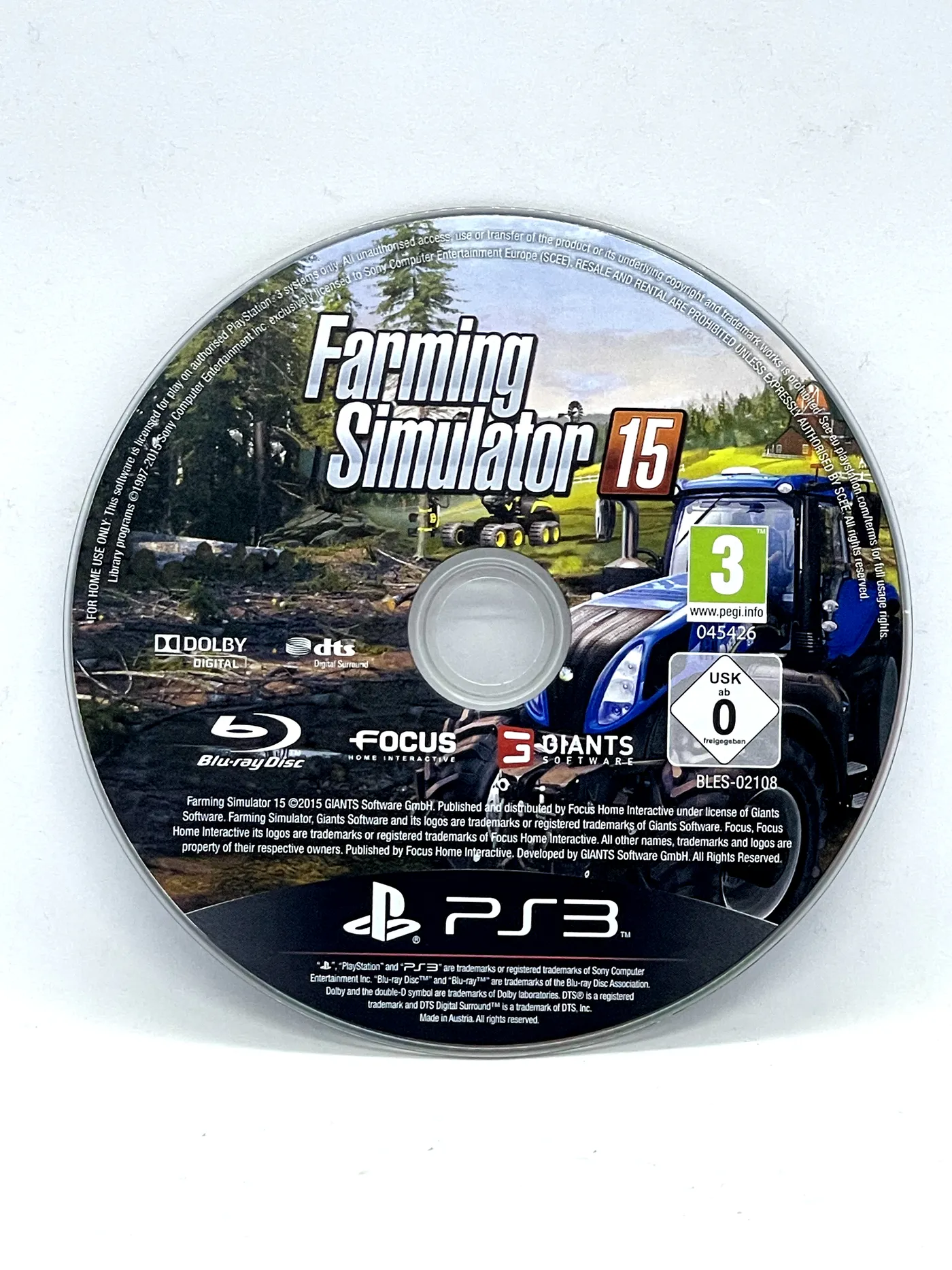 Farming Simulator 15 PS3 (game only) - PlayStation 3 | Retrobroker