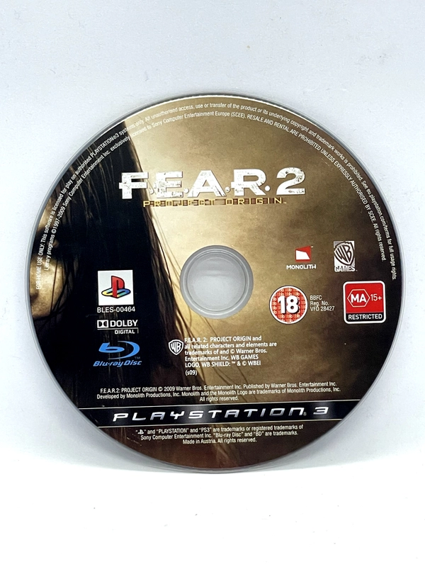 F.E.A.R. 2 PS3 (Game Only) - PlayStation 3 | Retrobroker