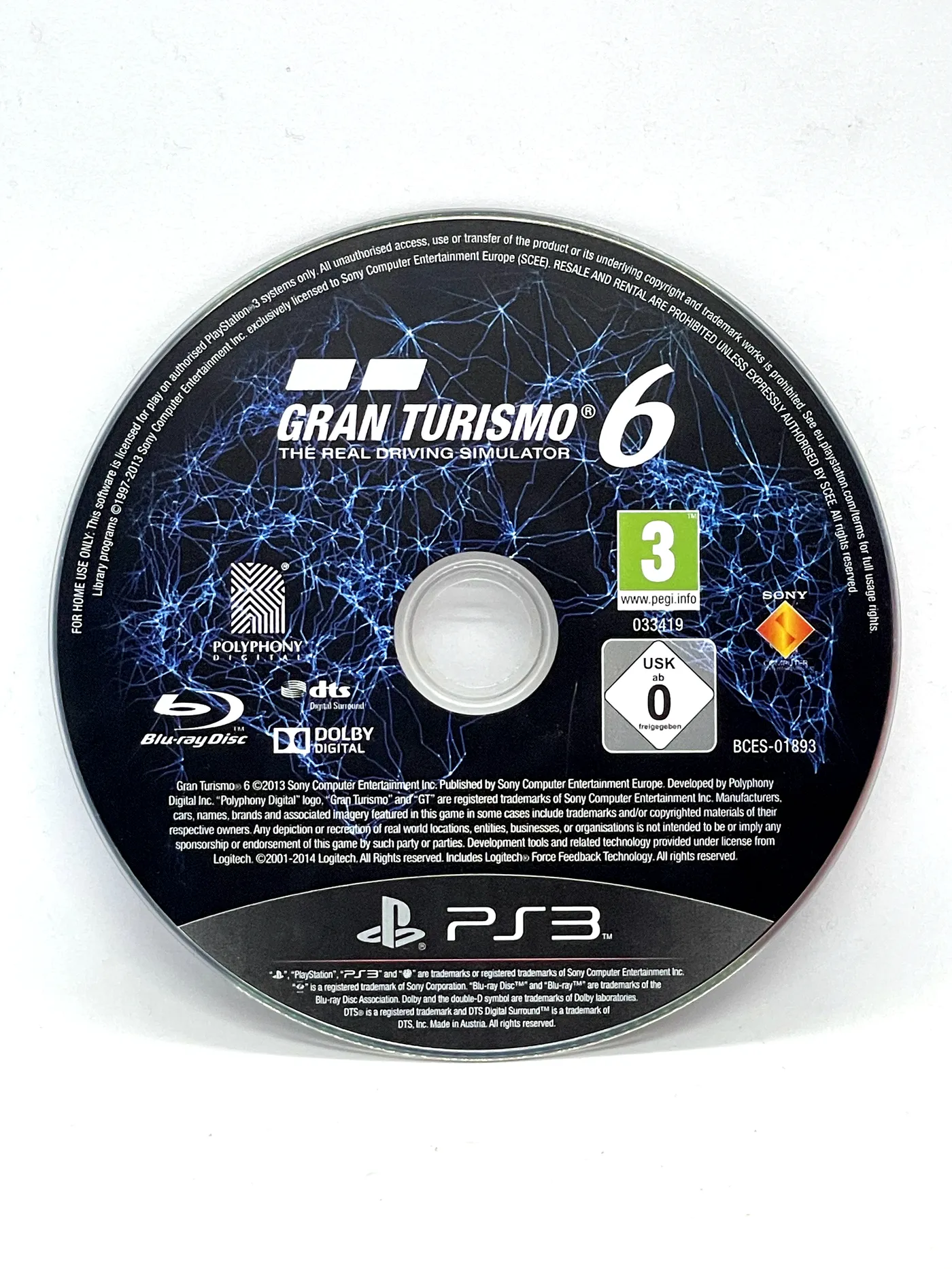 Gran Turismo 6 PS3 (game only) - PlayStation 3 | Retrobroker