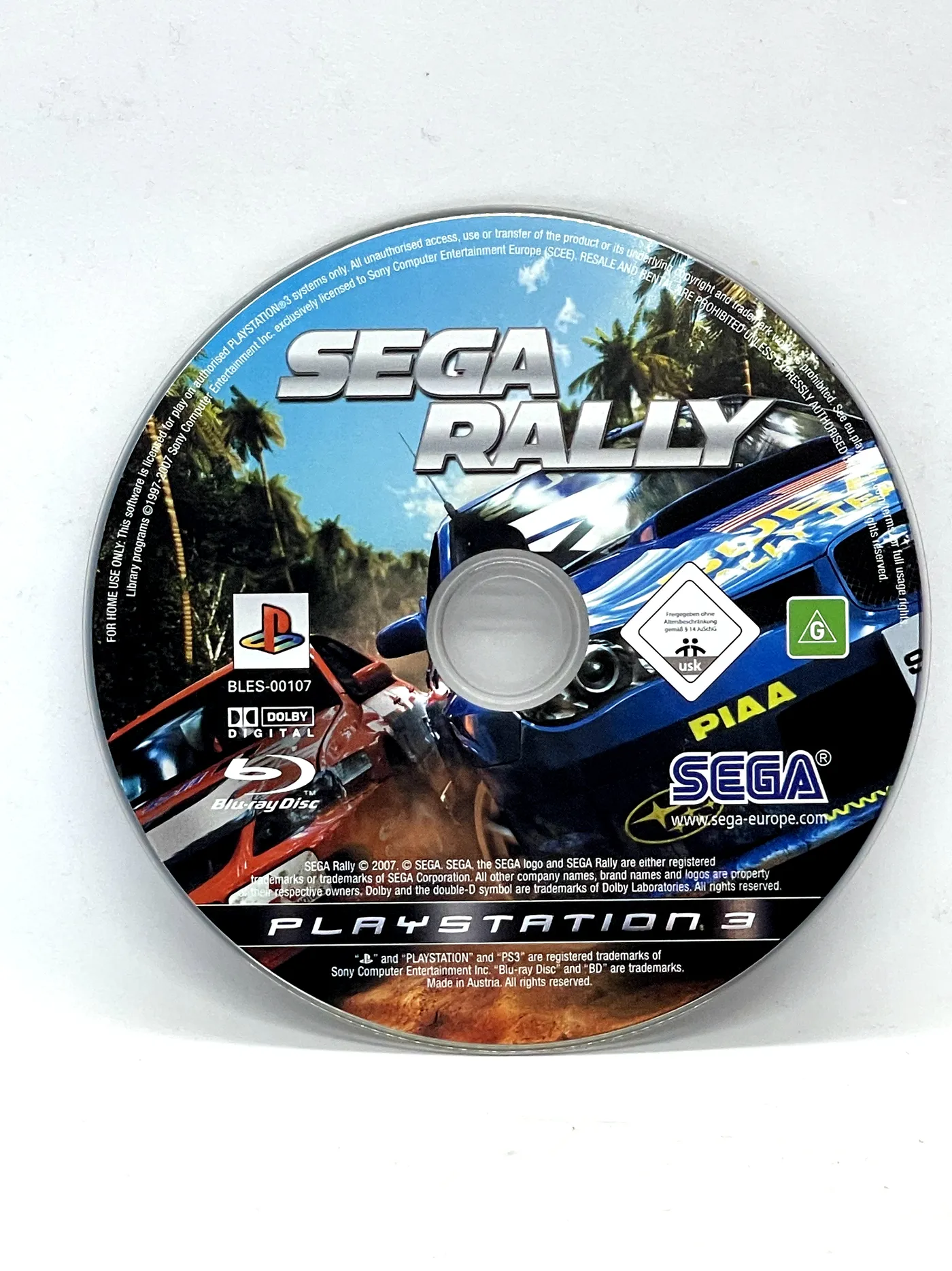 SEGA Rally PS3 (game only) - PlayStation 3 | Retrobroker