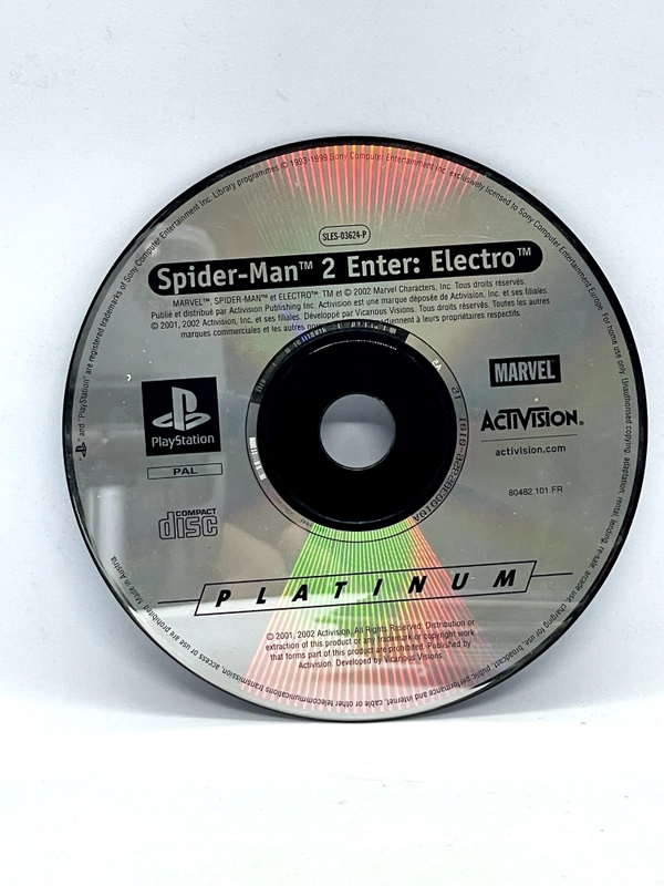Spider-Man 2 Enter Electro PS1 PSX (game only) (FR) - PlayStation 1 ...