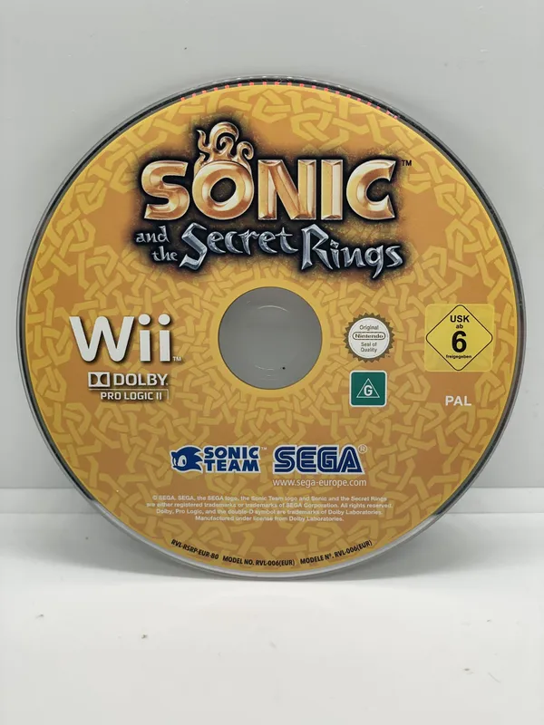 Sonic and the Secret Rings Nintendo Wii (CD) - Nintendo Wii | Retrobroker