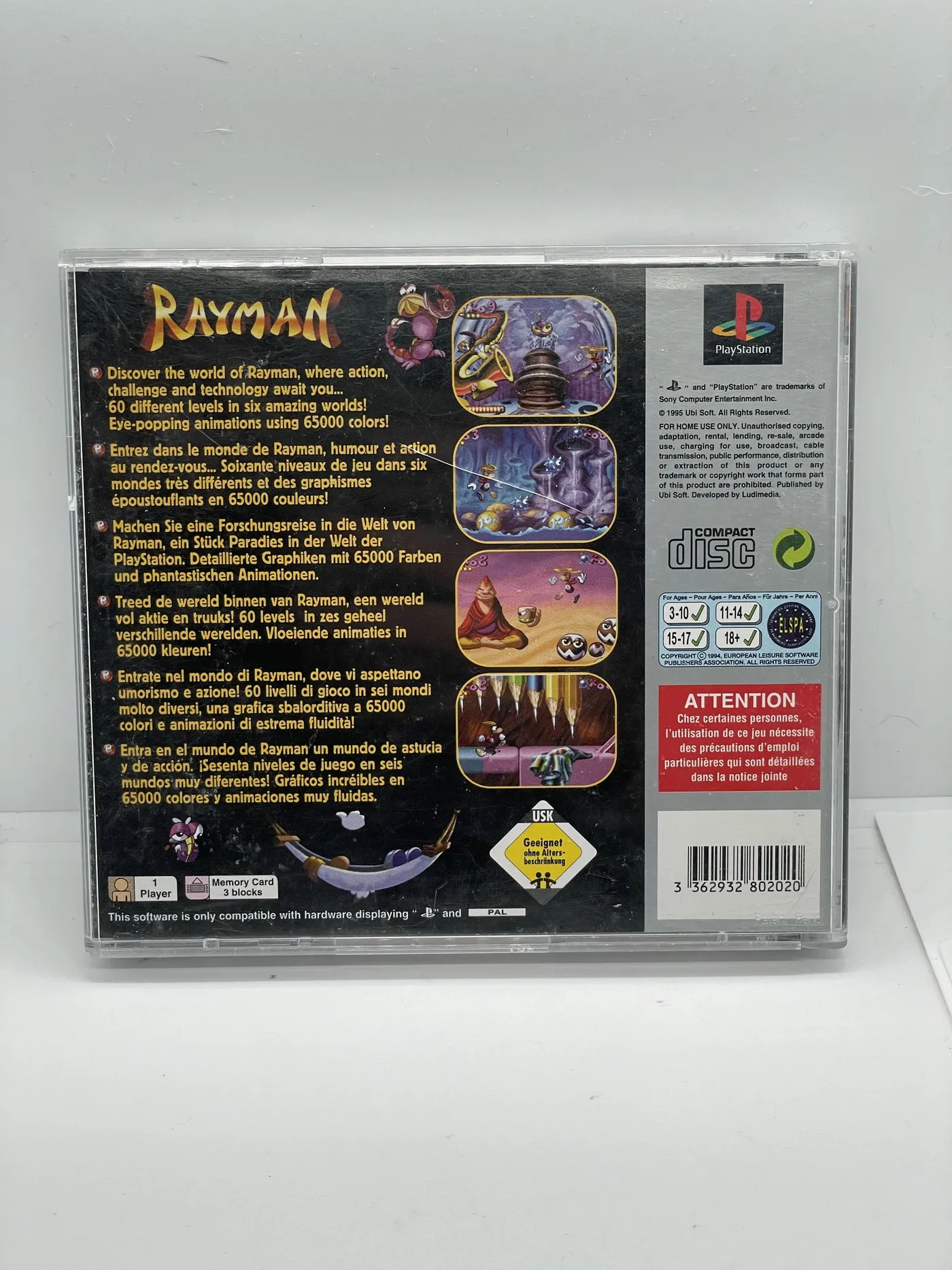 Rayman PS1 - PlayStation 1 | Retrobroker
