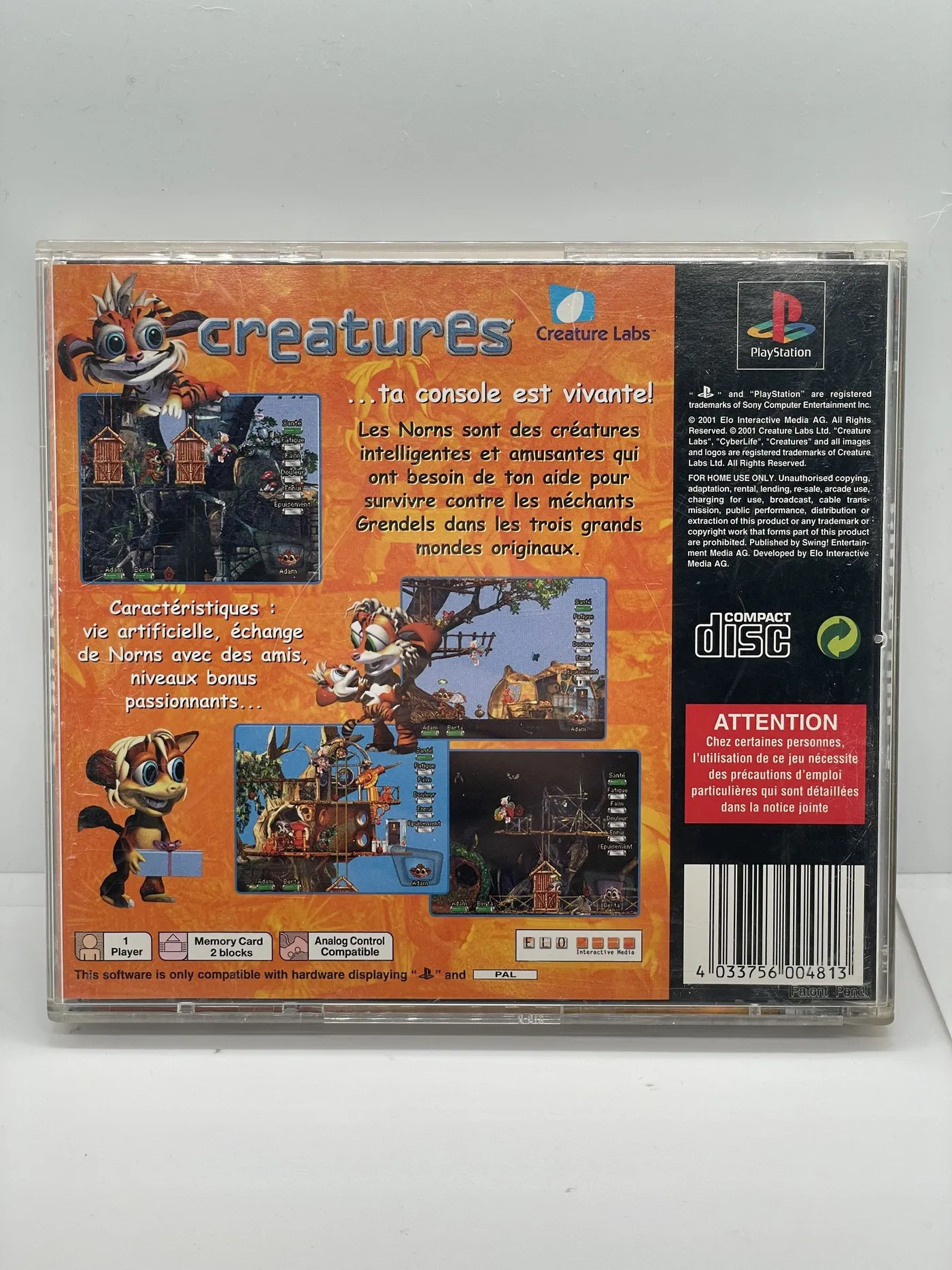 Creatures PS1 PSX - PlayStation 1 | Retrobroker