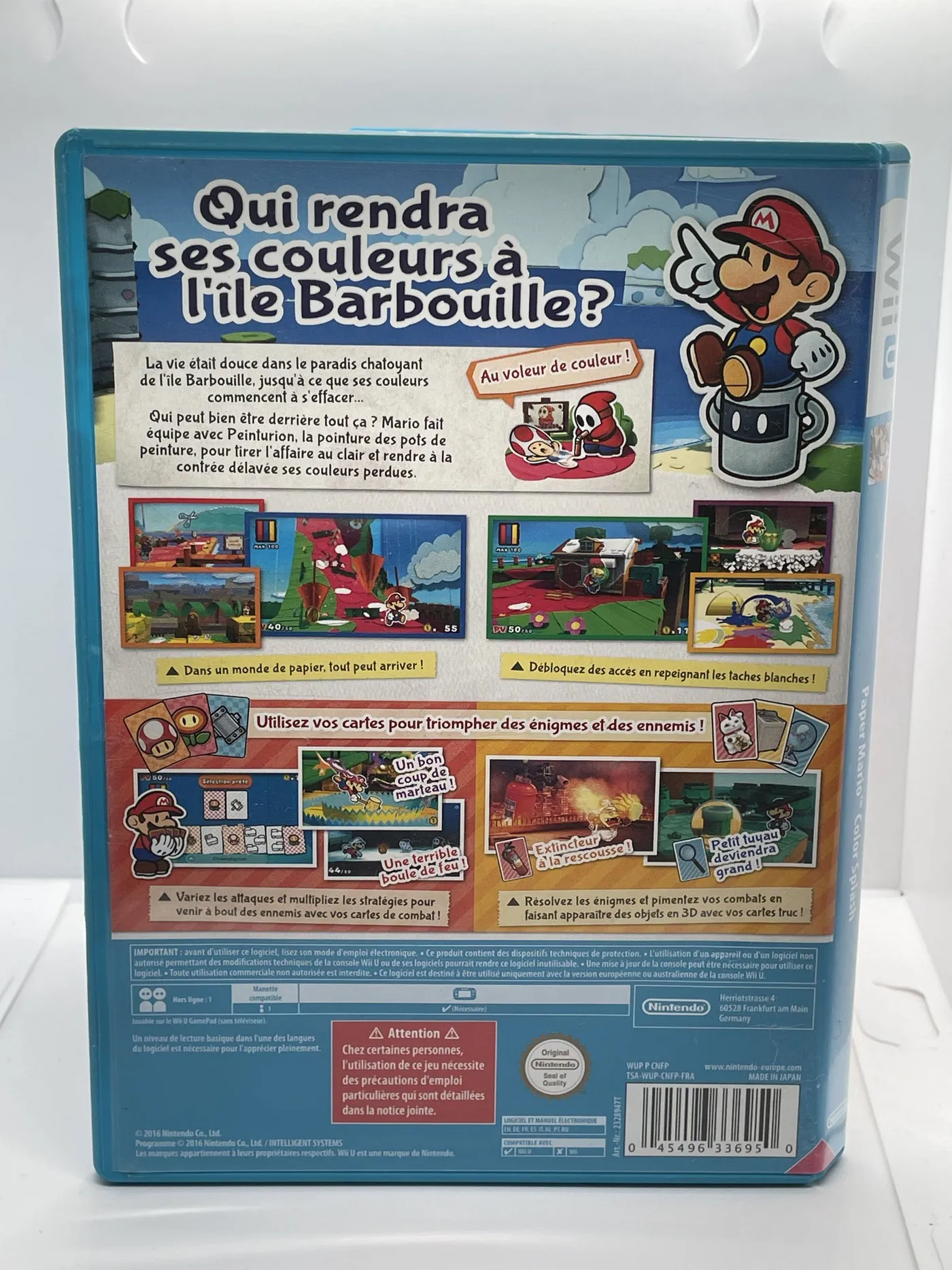 Paper Mario Color Splash Wii U - Nintendo Wii U | Retrobroker