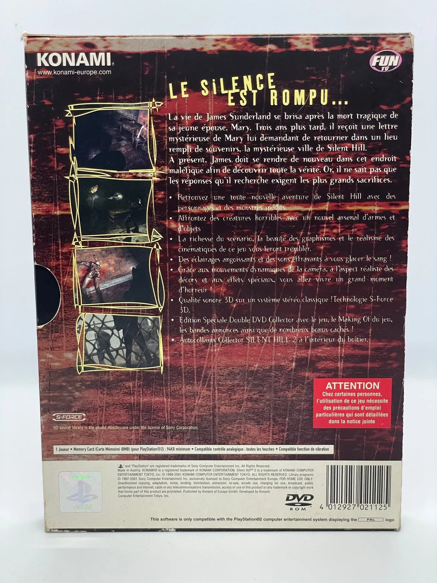 Silent Hill 2 Special Edition PS2 - PlayStation 2 | Retrobroker