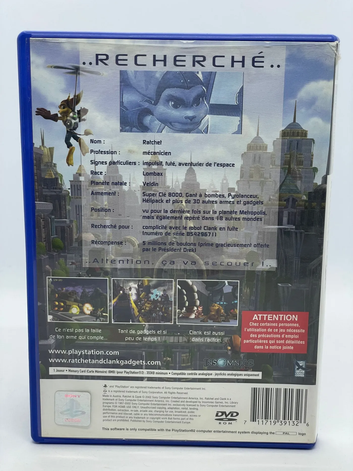 Ratchet & Clank PS2 - PlayStation 2 | Retrobroker