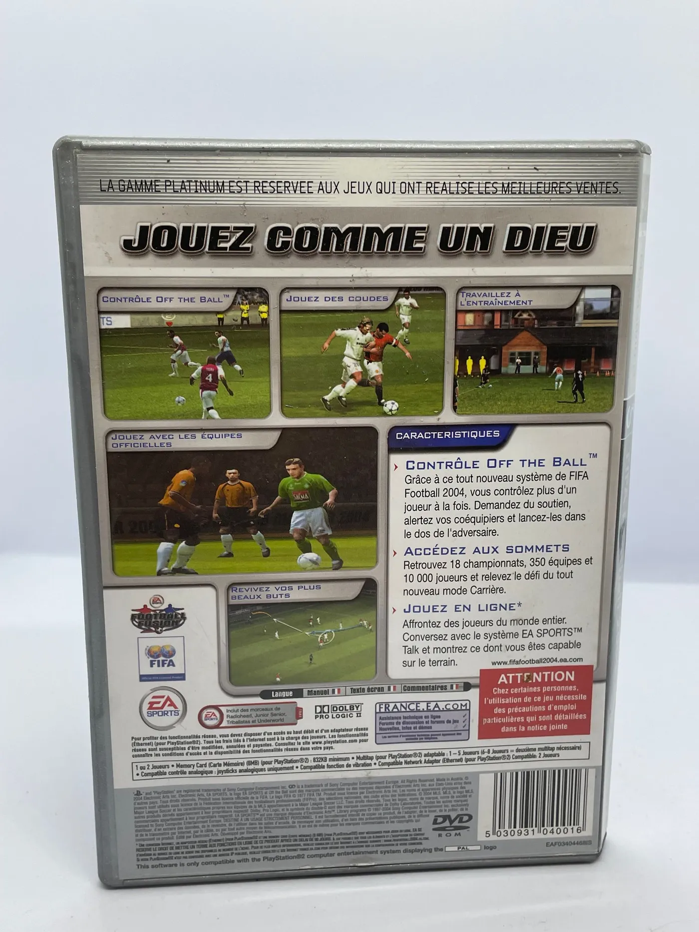 FIFA Football 2004 PS2 (FR) - PlayStation 2 | Retrobroker