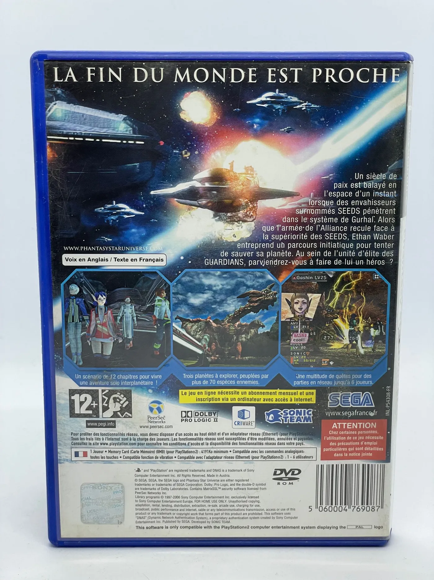 Phantasy Star Universe PS2 - PlayStation 2 | Retrobroker