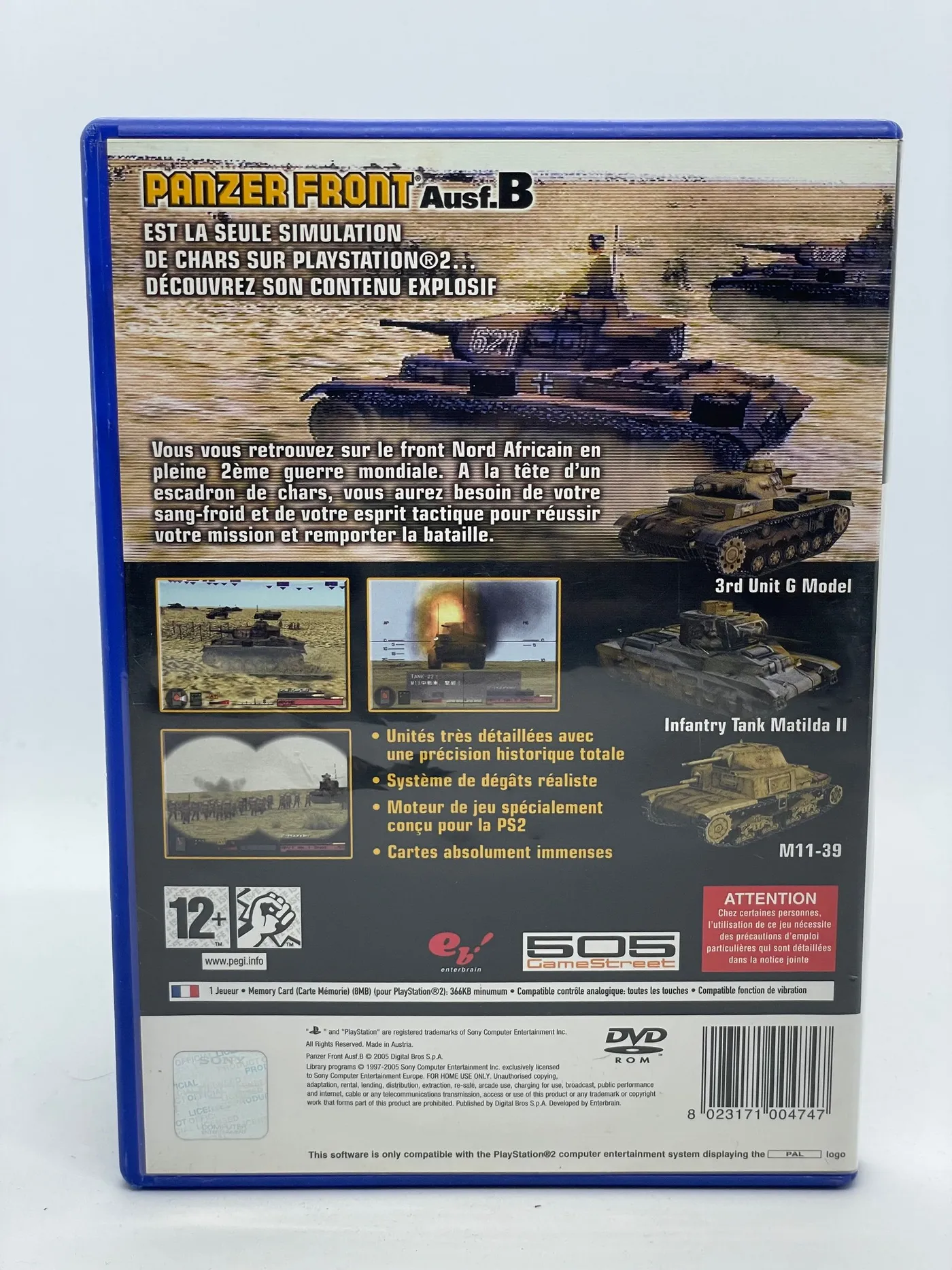 Panzer Front Ausf.B PS2 - PlayStation 2 | Retrobroker