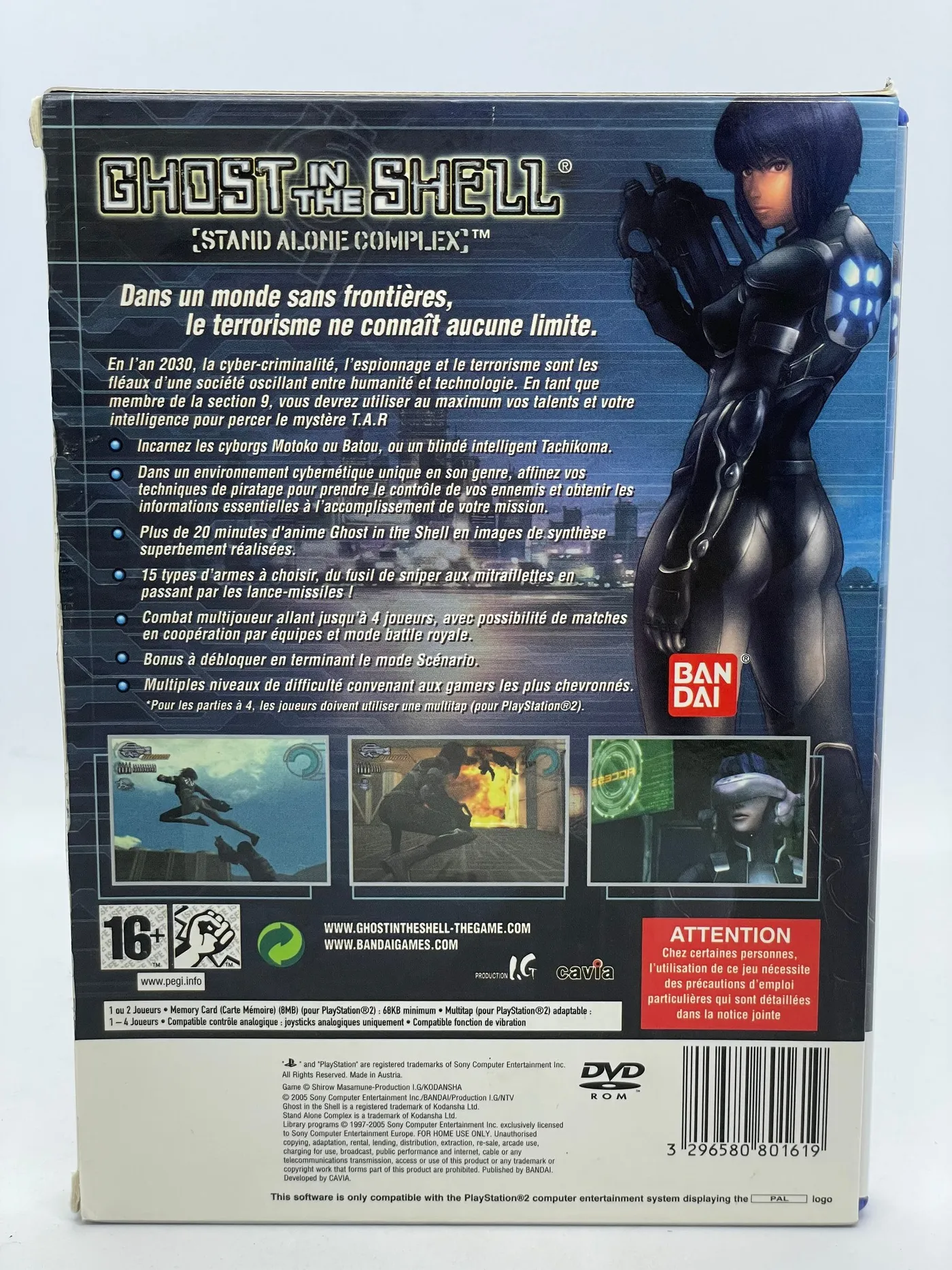 Ghost In The Shell Stand Alone Complex PS2 Special Edition ...