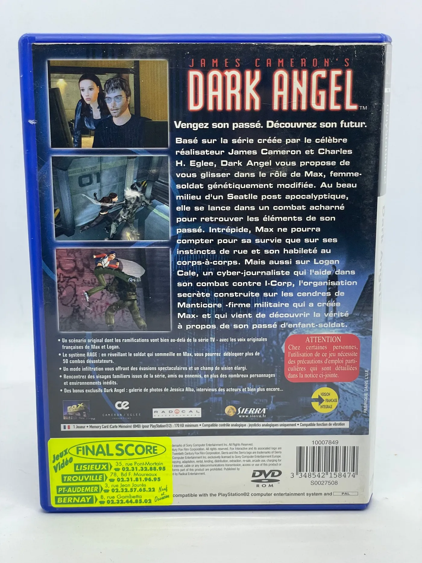 Dark Angel PS2 - PlayStation 2 | Retrobroker