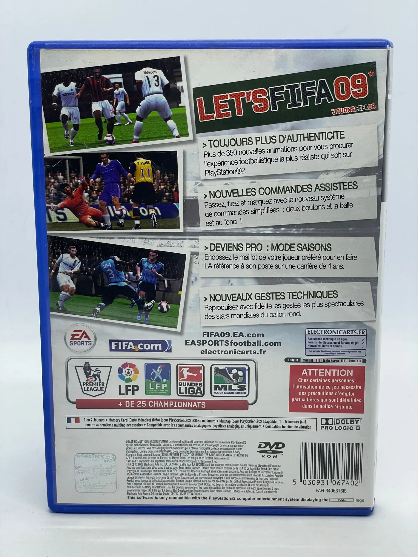 FIFA 09 PS2 (FR) - PlayStation 2 | Retrobroker