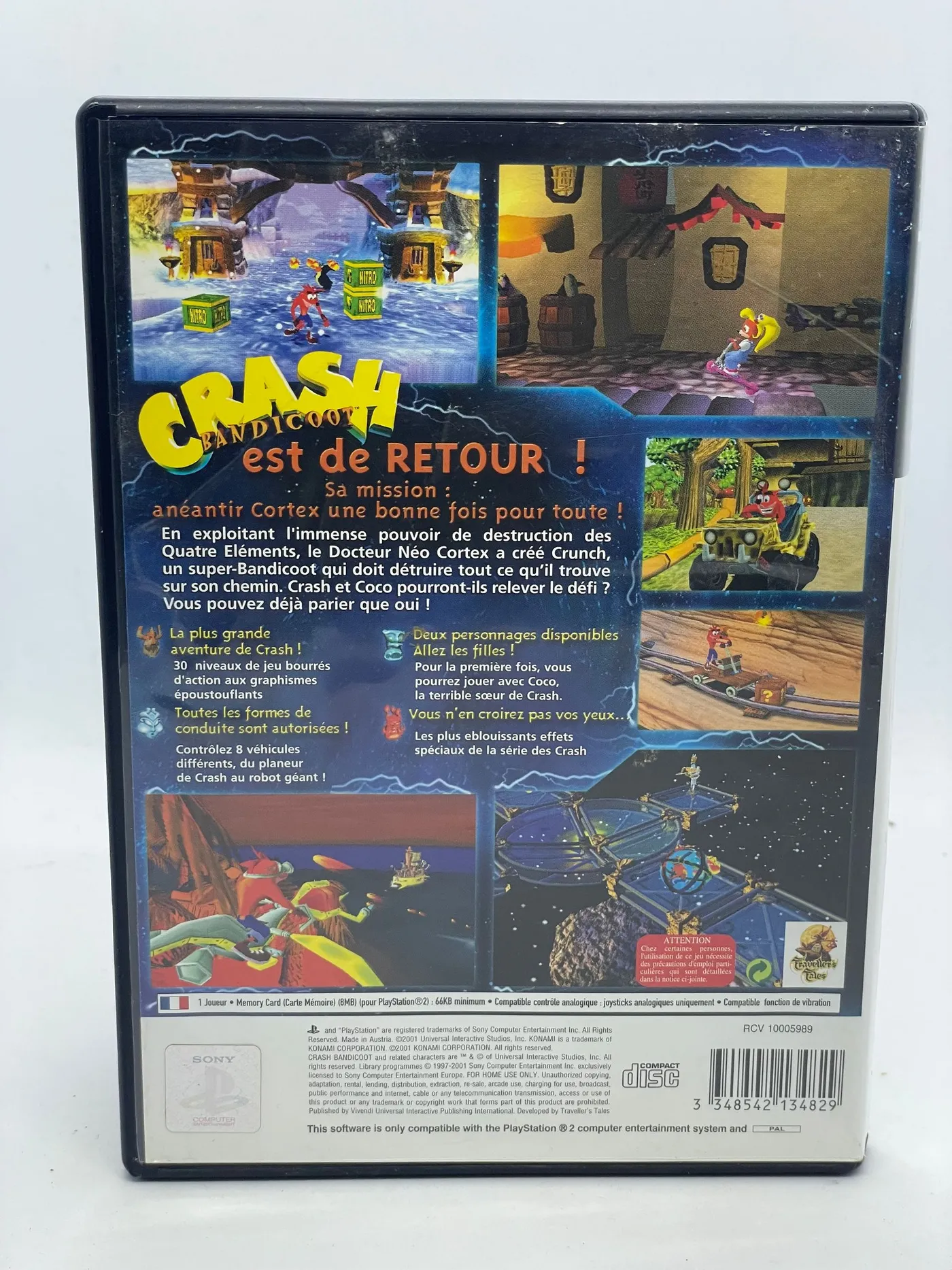 Crash Bandicoot Wrath of Cortex PS2 - PlayStation 2 | Retrobroker