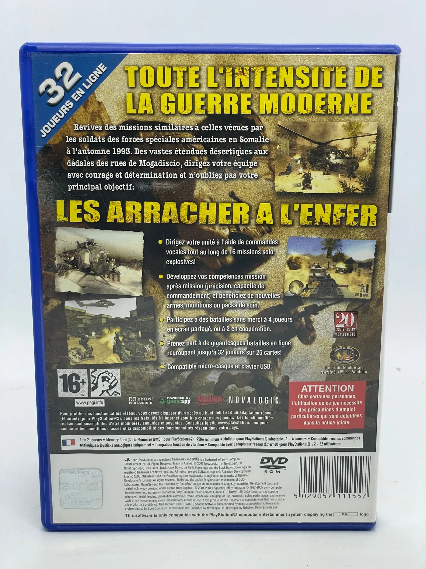 Delta Force Black Hawk Down PS2 - PlayStation 2 | Retrobroker