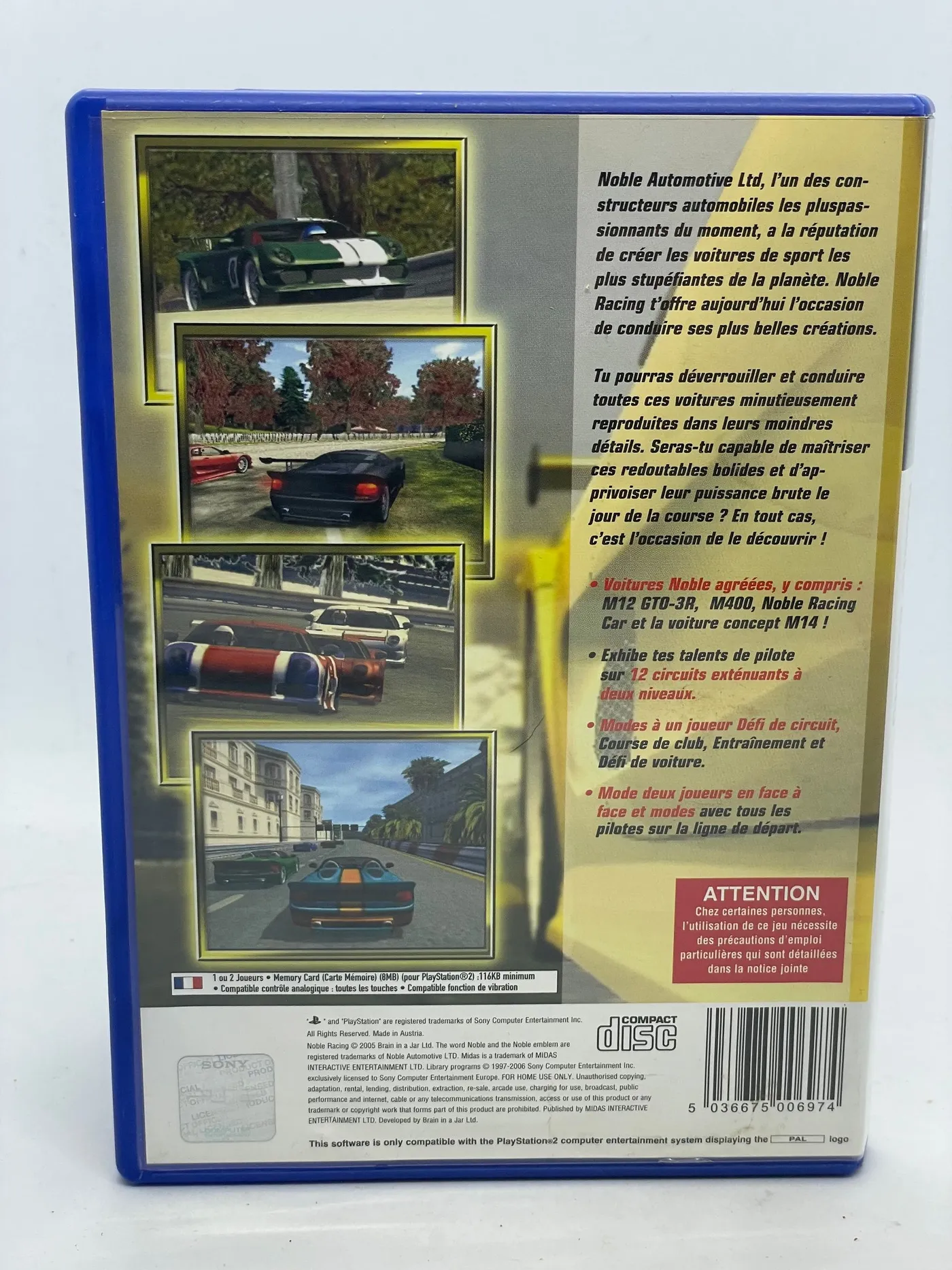 Noble Racing PS2 - PlayStation 2 | Retrobroker