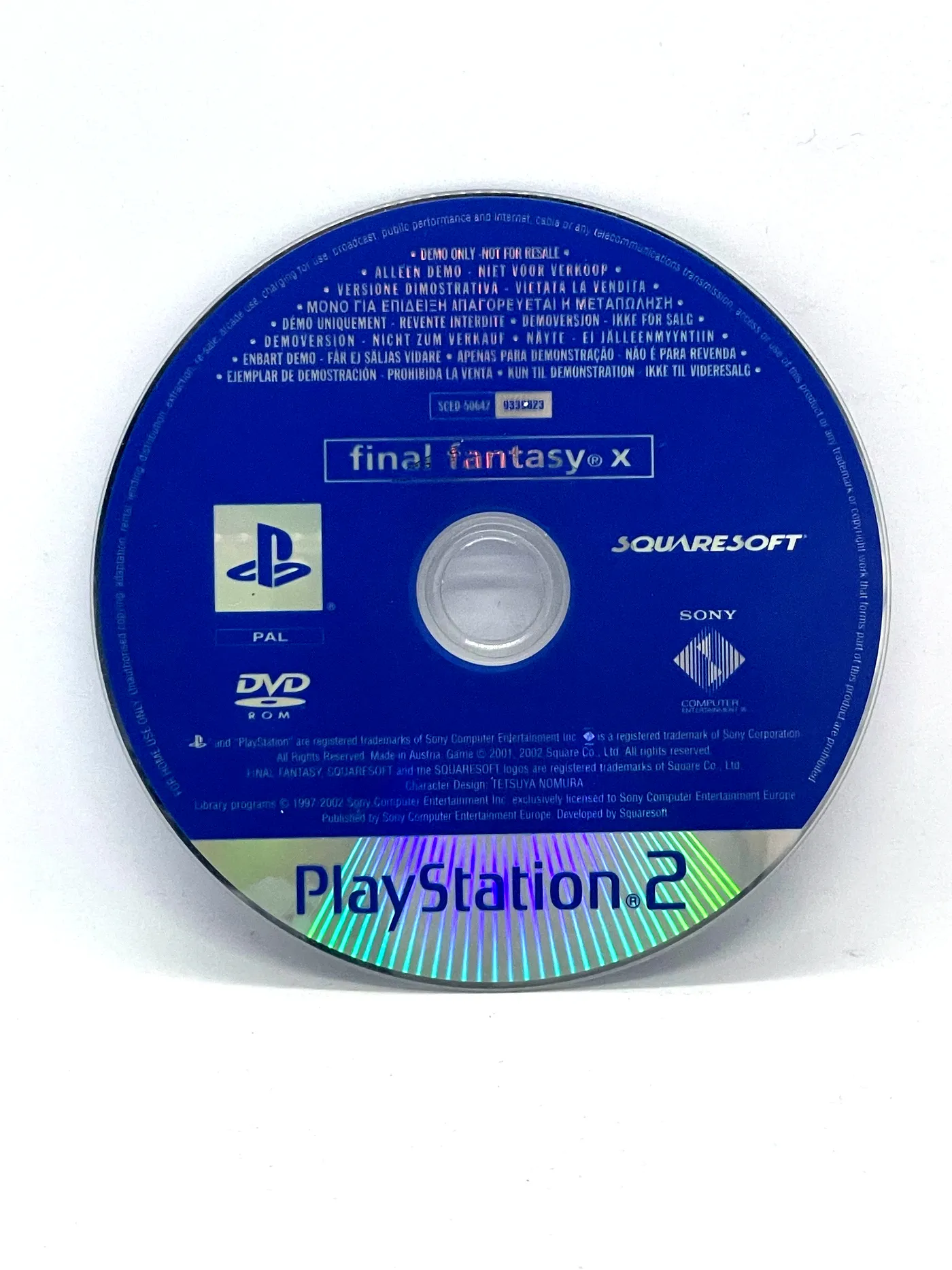 Demo de Final Fantasy X para PS2 (solo juego) - PlayStation 2 | Retrobroker