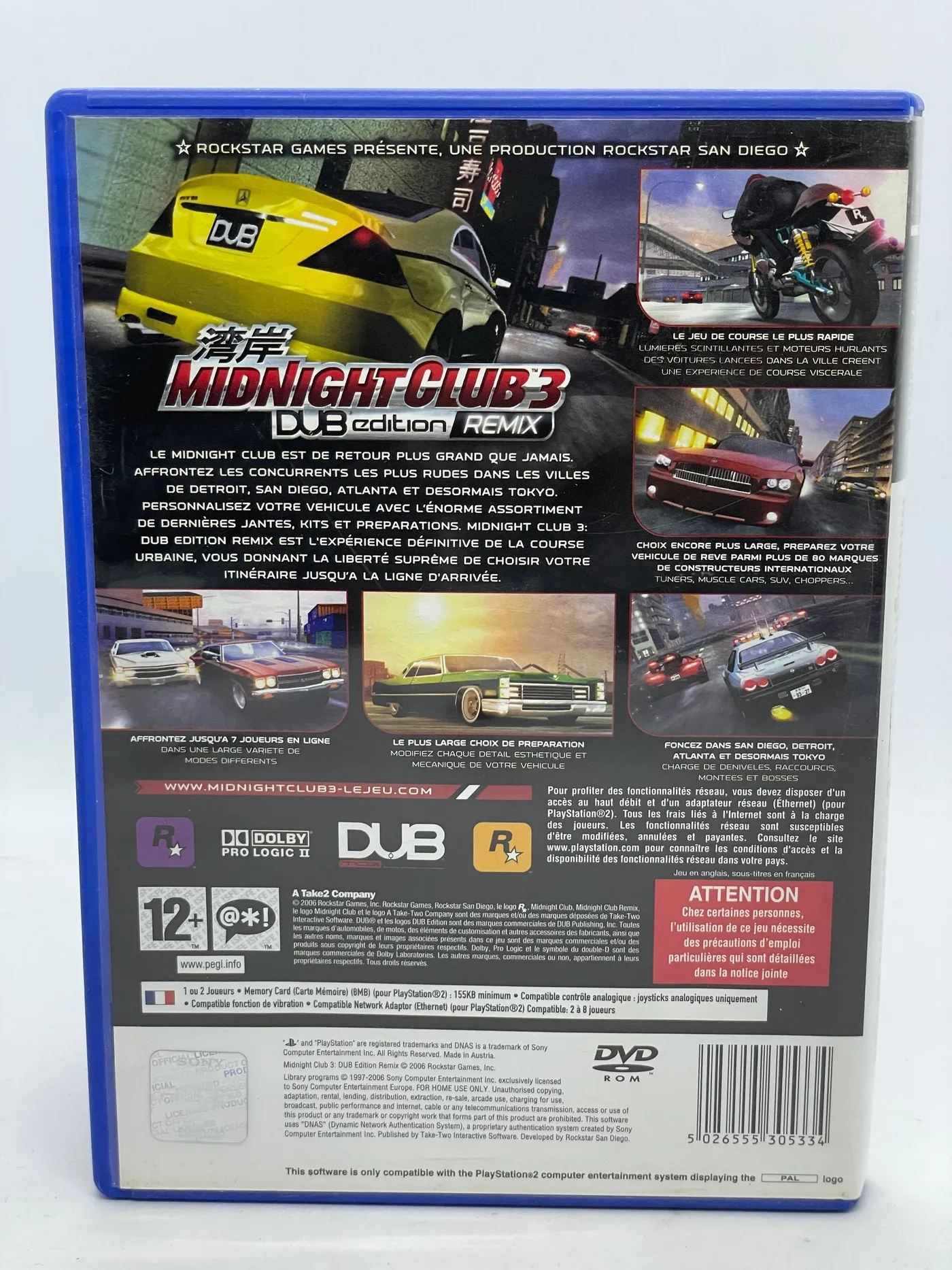 Midnight Club 3 DUB Edition Remix PS2 - PlayStation 2 | Retrobroker