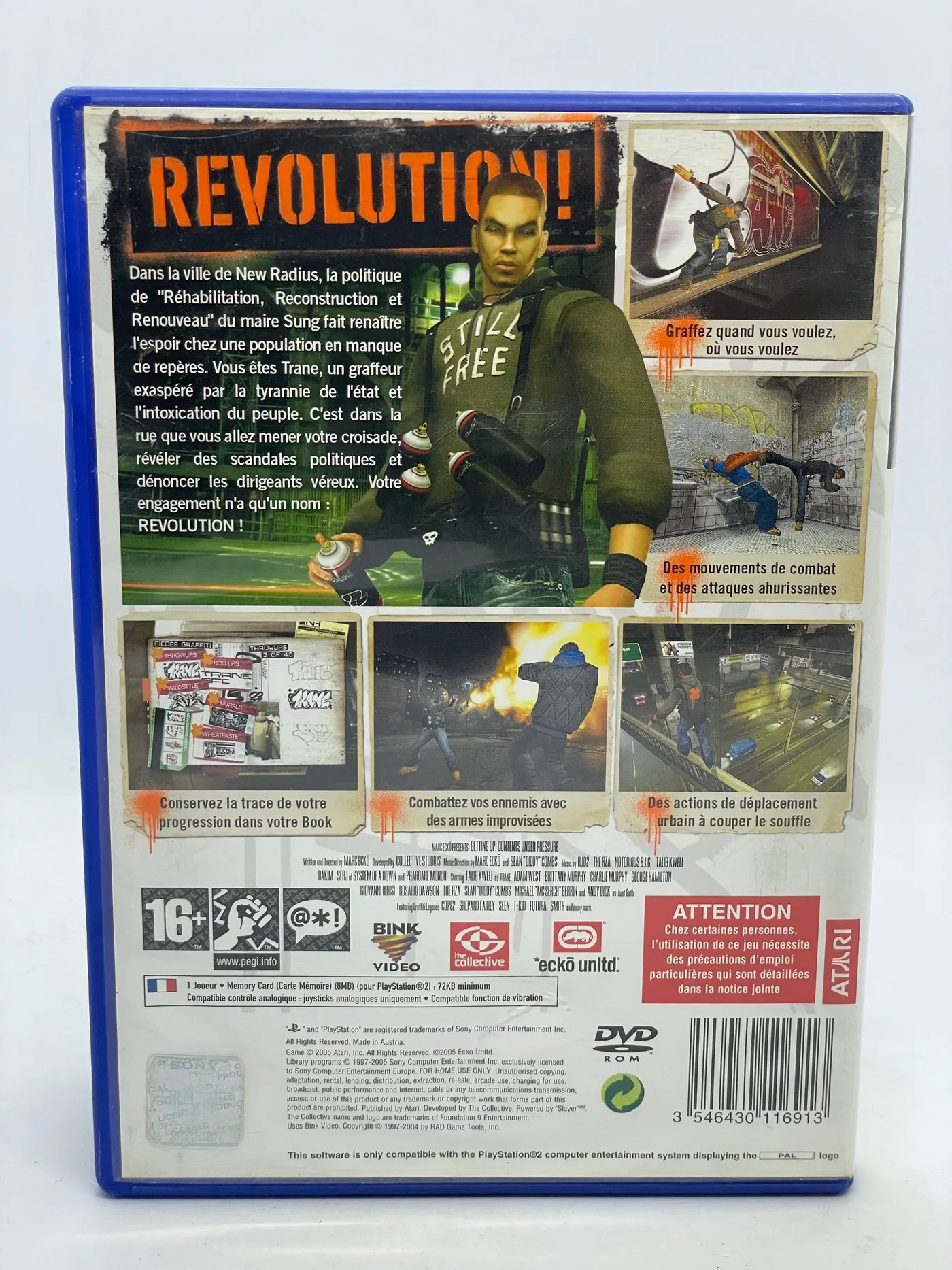 Marc Ecko's Getting Up PS2 - PlayStation 2 | Retrobroker