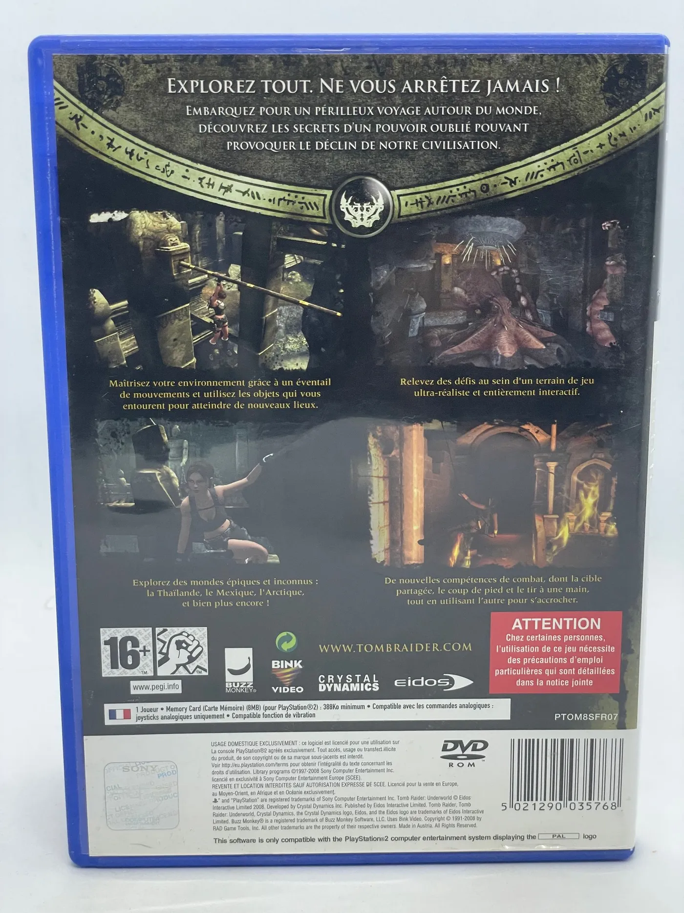 Tomb Raider Underworld PS2 - PlayStation 2 | Retrobroker