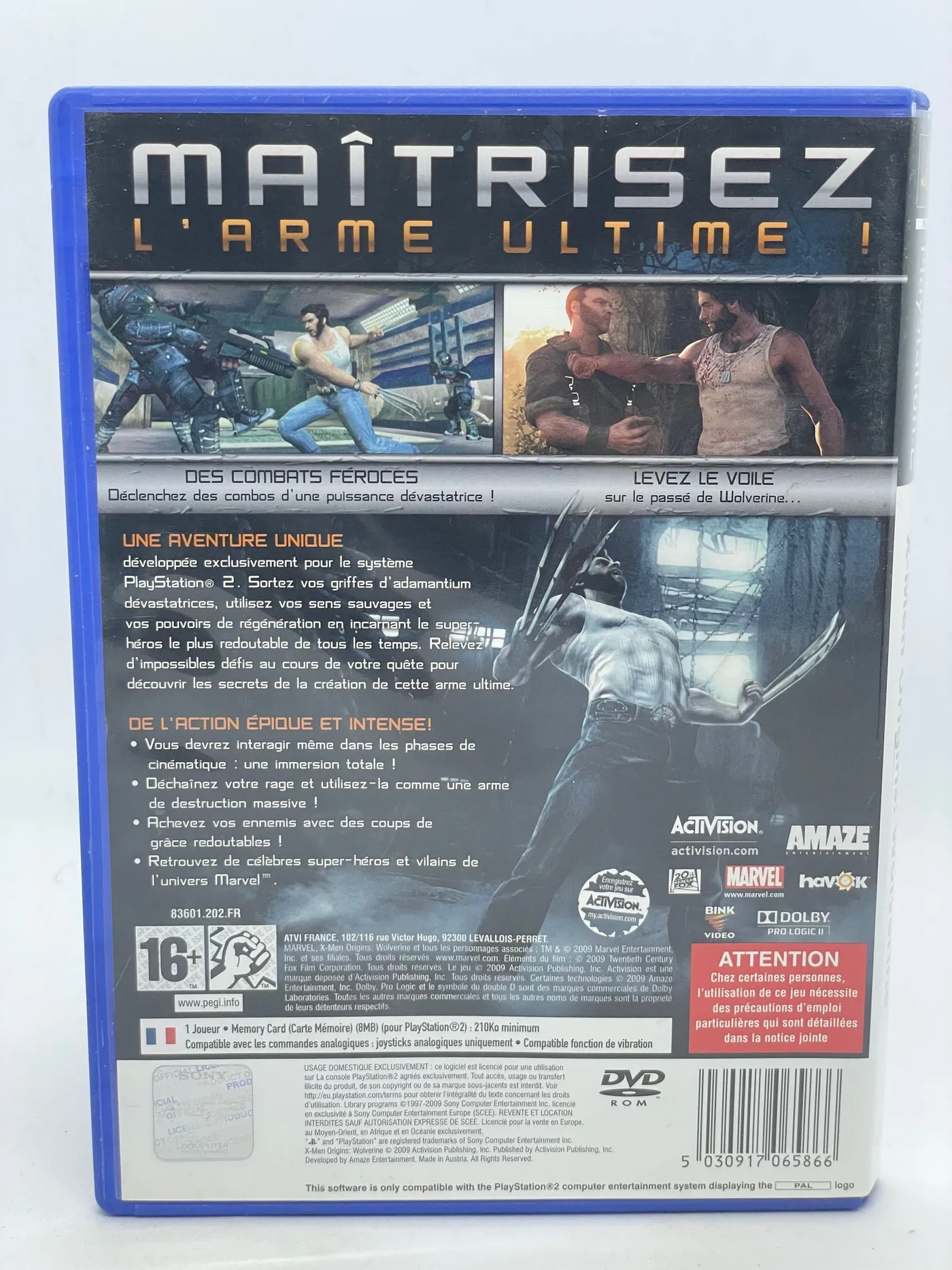 X-Men Origins Wolverine PS2 - PlayStation 2 | Retrobroker