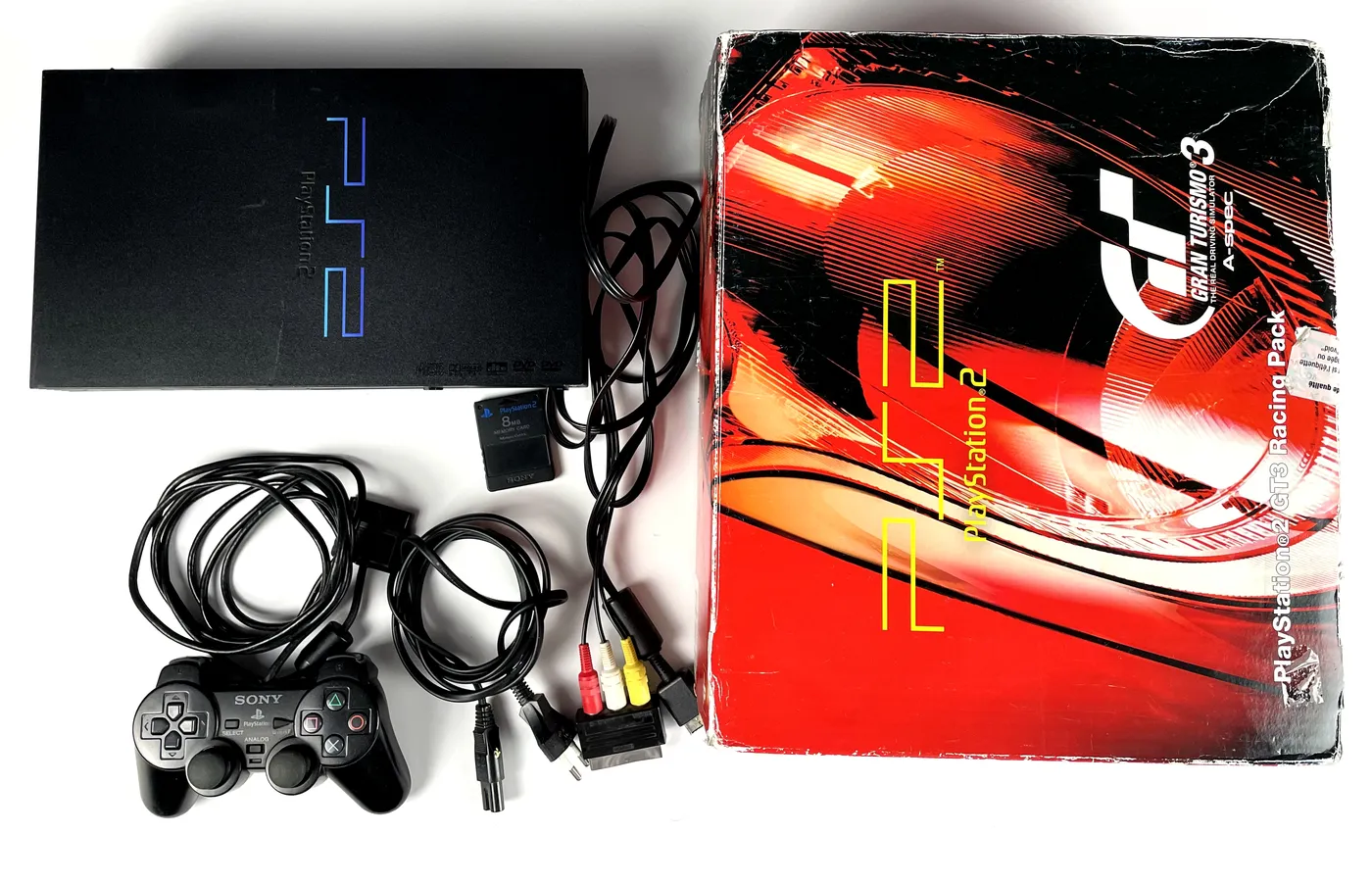 PlayStation 2 PS2 GT3 Racing Pack Console SCPH-35004 Complete ...