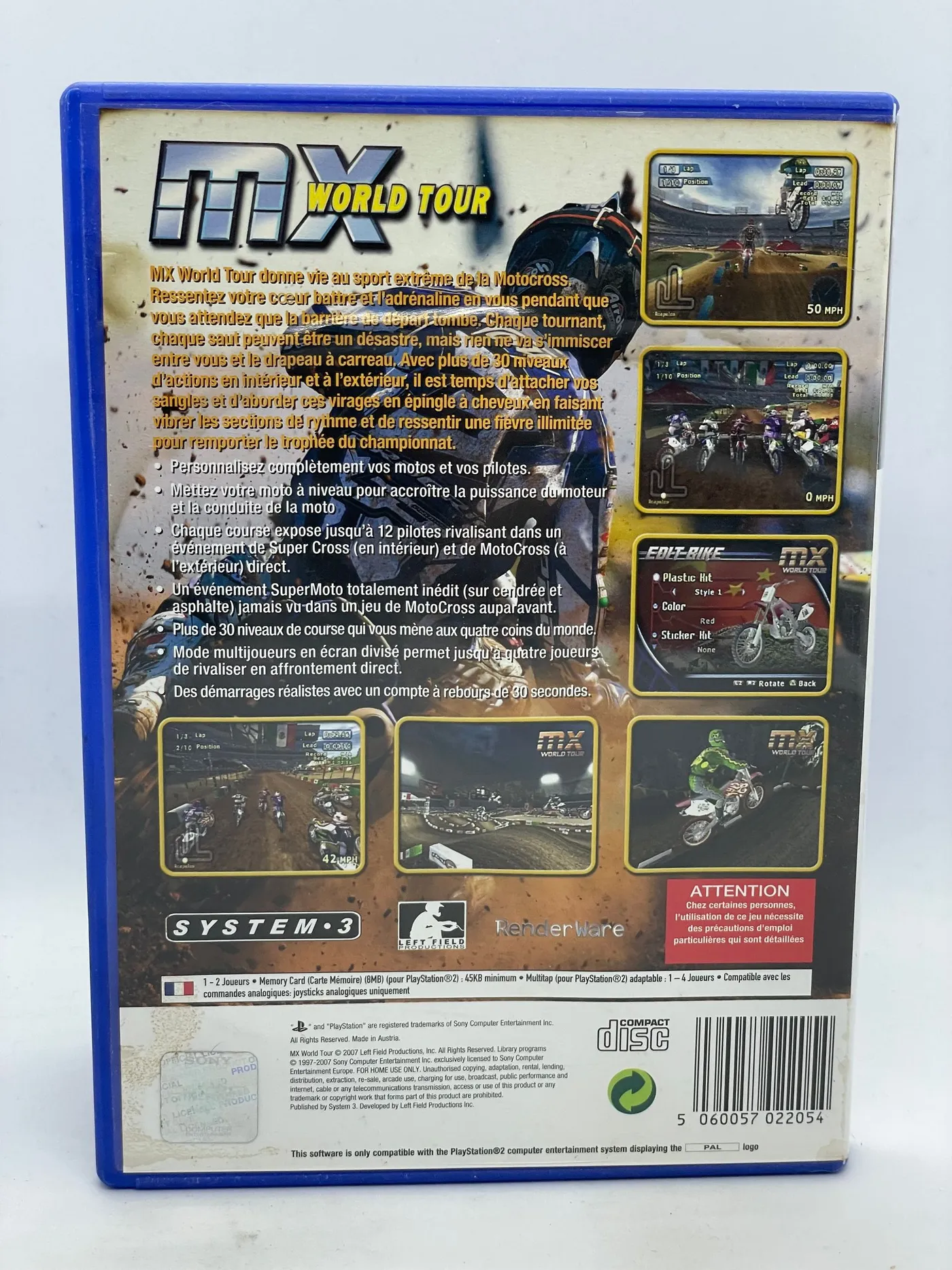 MX World Tour PS2 - PlayStation 2 | Retrobroker