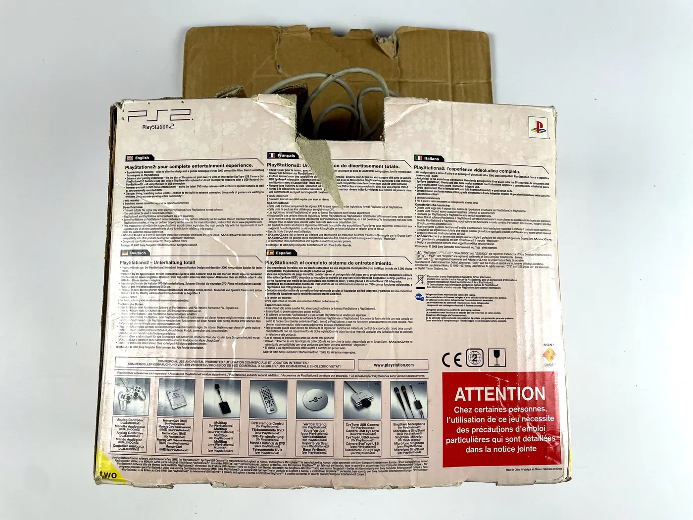 PlayStation 2 PS2 Slim Pink Console SCPH-77004 + Cardboard Set ...