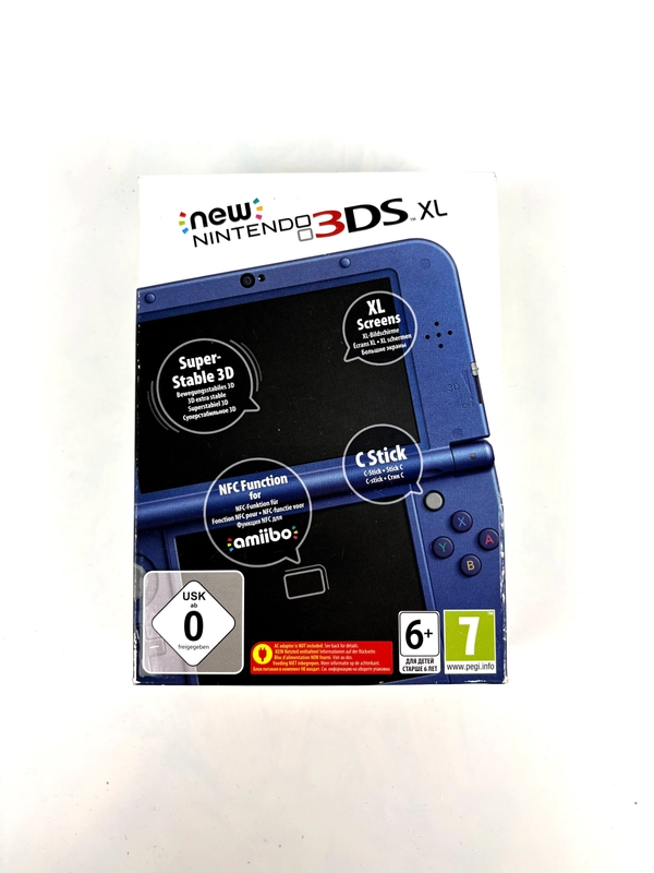 New Nintendo 3DS XL Metallic Blue Console Complete - Nintendo 3DS ...