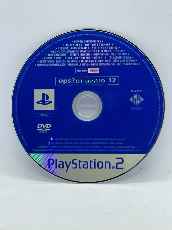 Official PlayStation 2 Magazine Demo 12 PS2 (CD) - PlayStation 2 ...