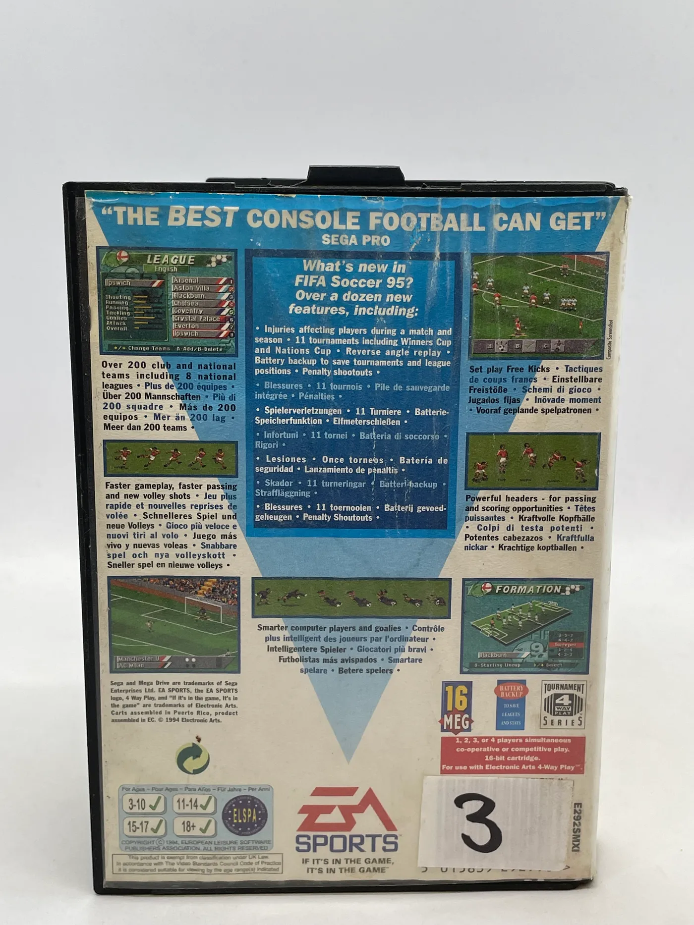 FIFA Soccer 95 Sega Mega Drive - Sega Mega Drive | Retrobroker