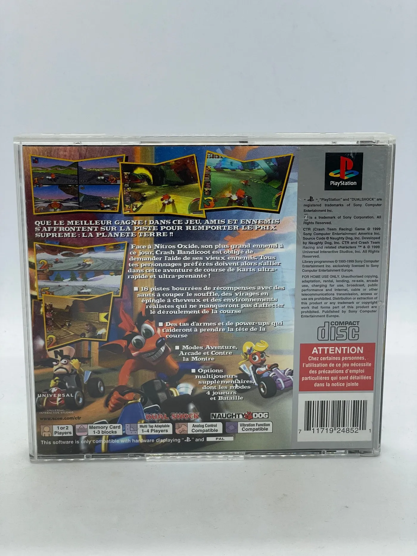 Crash Team Racing PS1 PSX - PlayStation 1 | Retrobroker