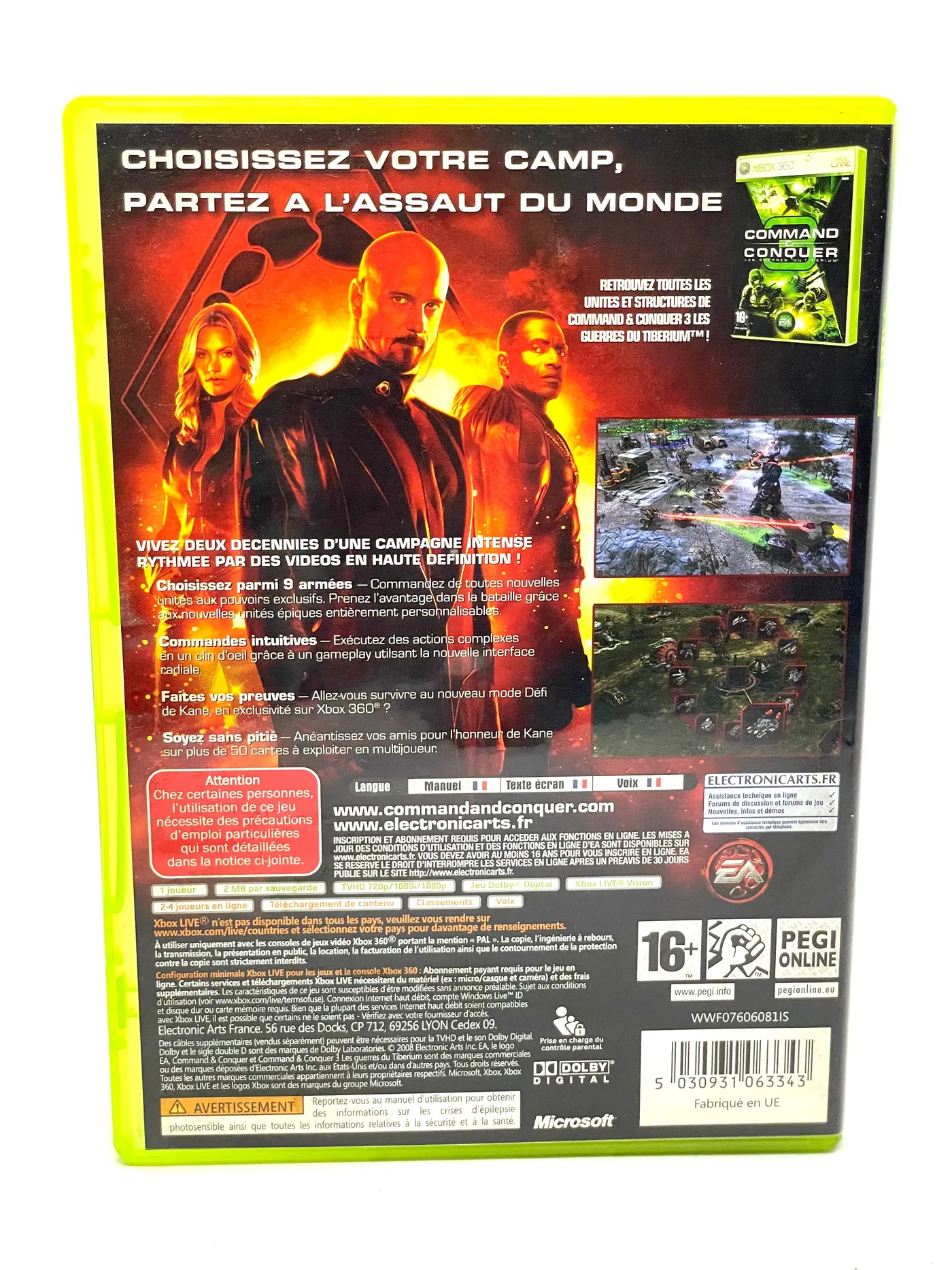 Command and Conquer 3 Kane's Wrath Xbox 360 - Xbox 360 | Retrobroker