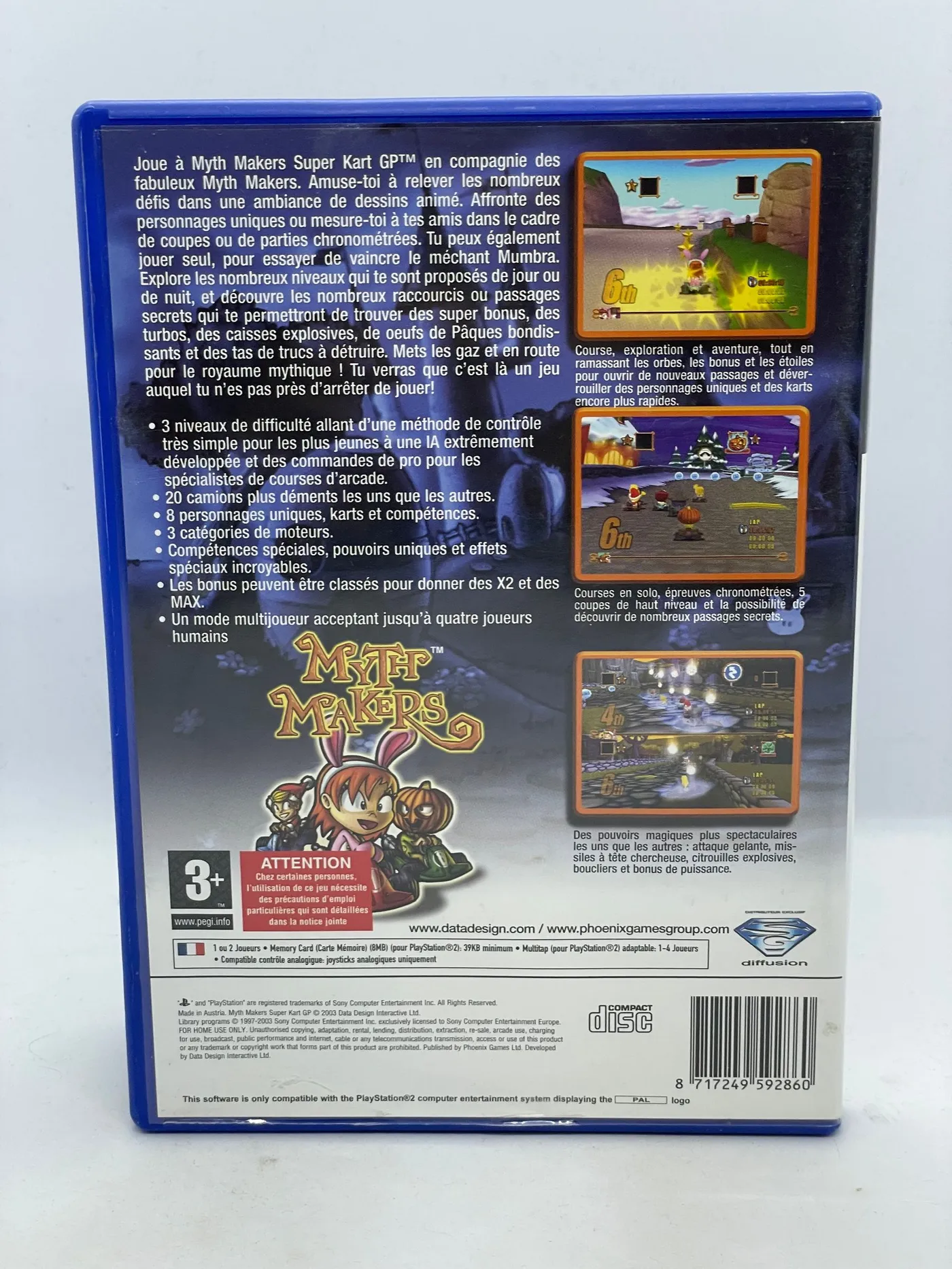 Myth Makers Super Kart GP PS2 - PlayStation 2 | Retrobroker