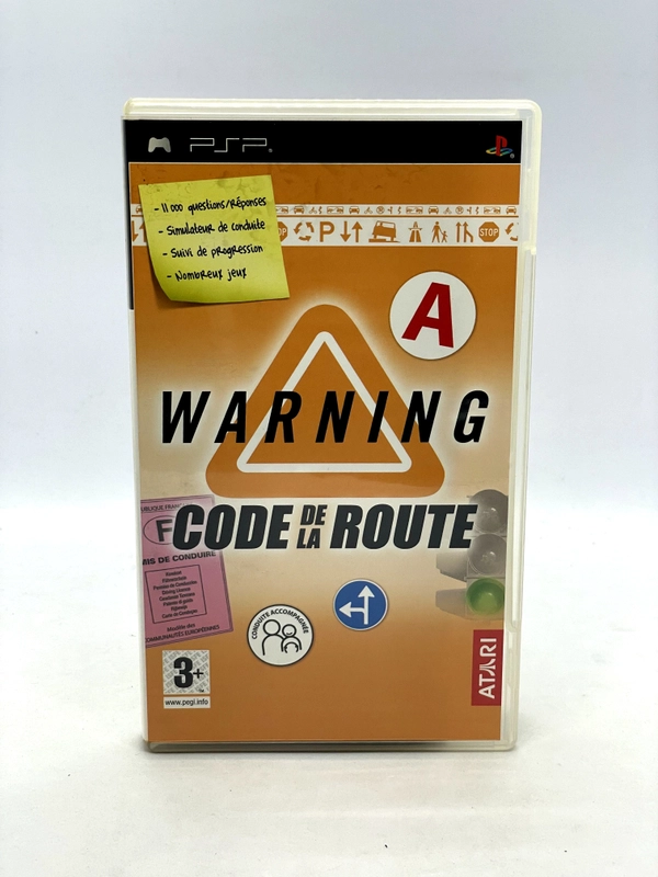 Warning Code de la Route PSP (FR) - PlayStation Portable (PSP) | Retrobroker