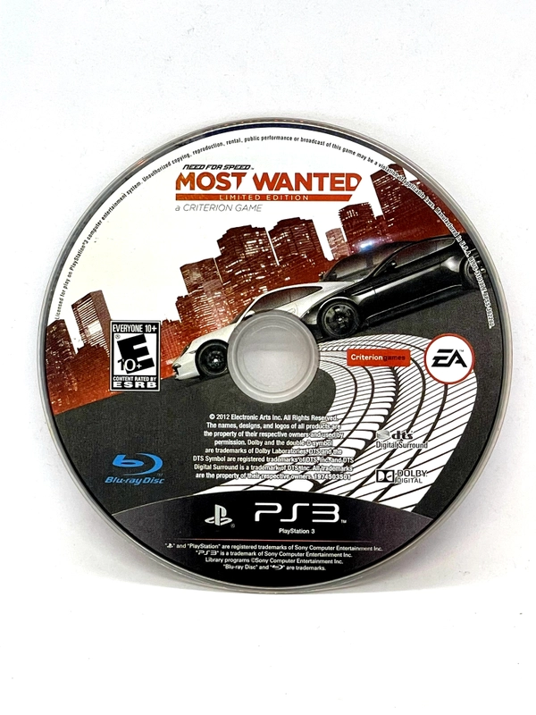Need for Speed Most Wanted Limited Edition NTSC-U PS3 (game only ...