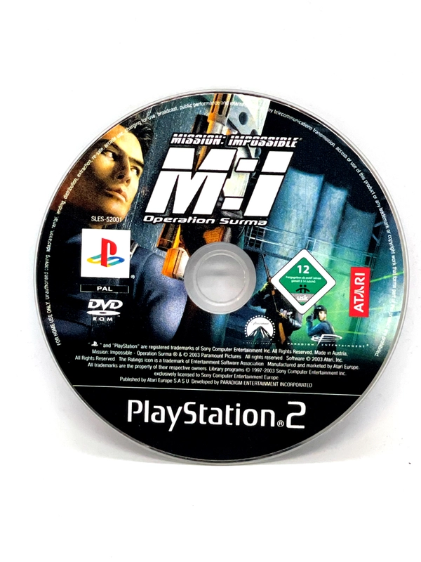 Mission Impossible Operation Surma PS2 (game only) - PlayStation 2 ...