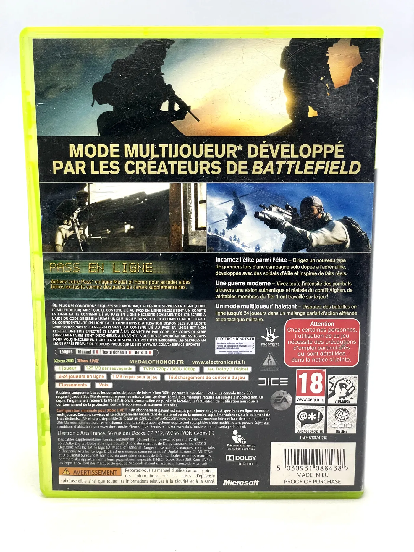 Medal of Honor Xbox 360 - Xbox 360 | Retrobroker