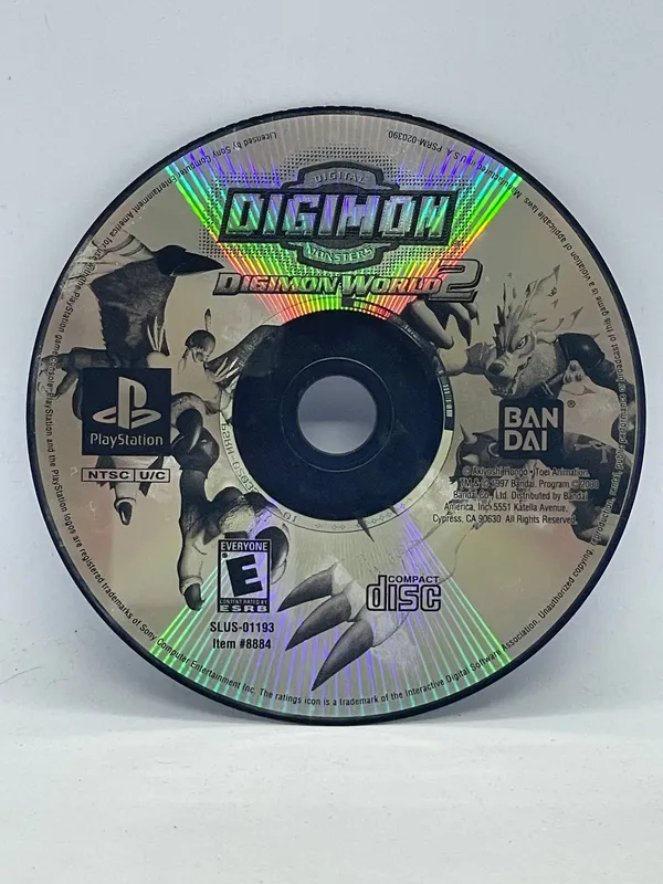 Digimon Digimon World 2 PS1 PSX NTSC-U (only game) - PlayStation 1 ...