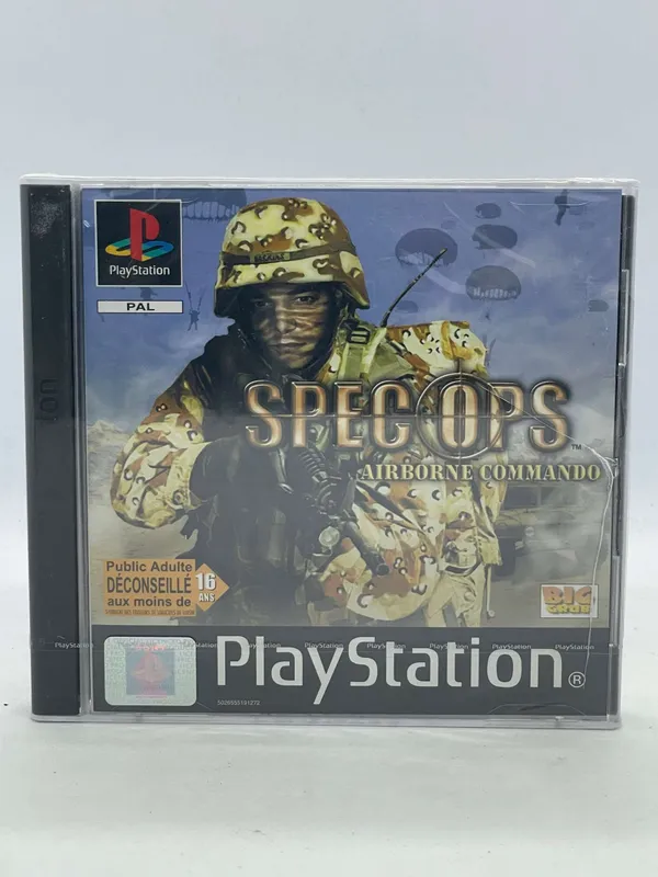 Spec Ops Airborne Commando PS1 PSX (Foil) - PlayStation 1 | Retrobroker