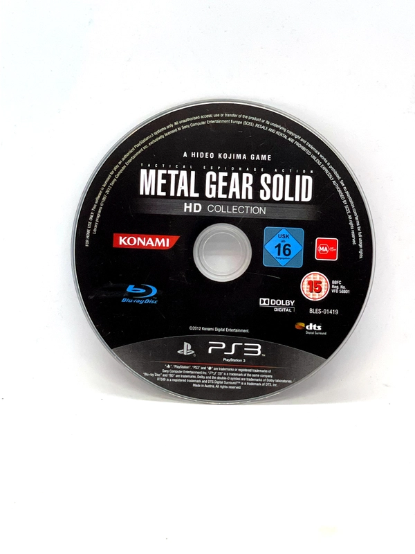 Metal Gear Solid HD Collection PS3 (game only) - PlayStation 3 ...