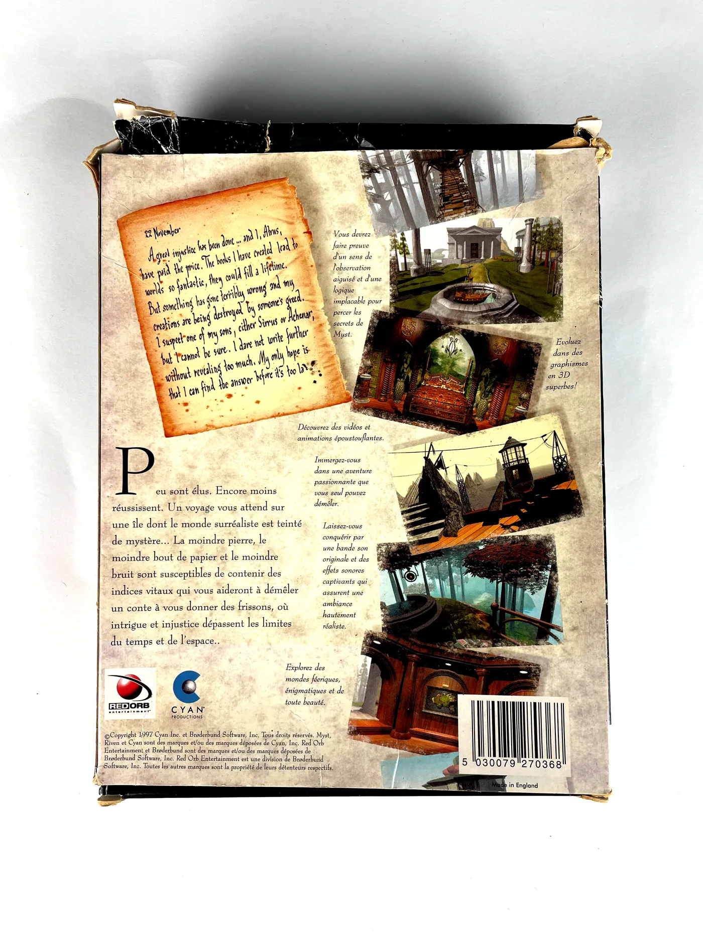 Myst PC Big Box - PC Games | Retrobroker