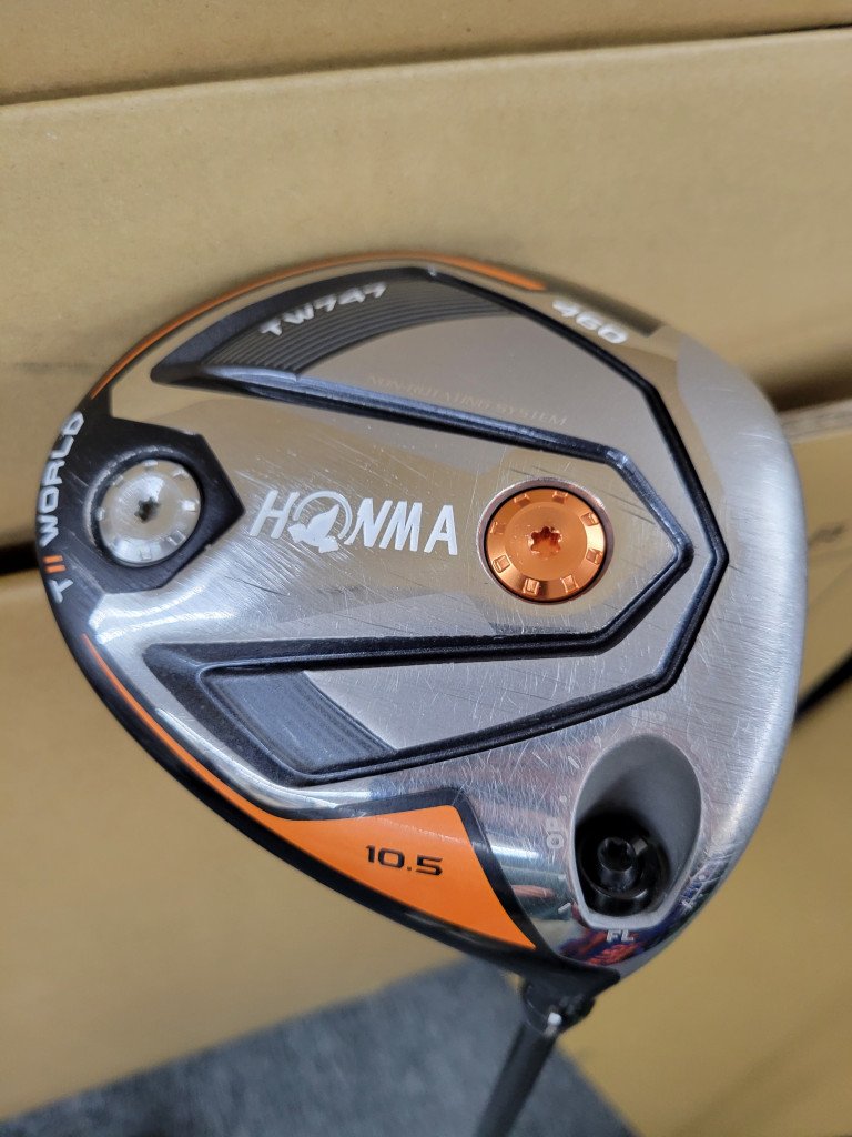 日本代購代標第一品牌【樂淘letao】－108596。HONMA ホンマ TW747 460 ドライバー 1W/10.5° VIZARD フレックスS カバー付き
